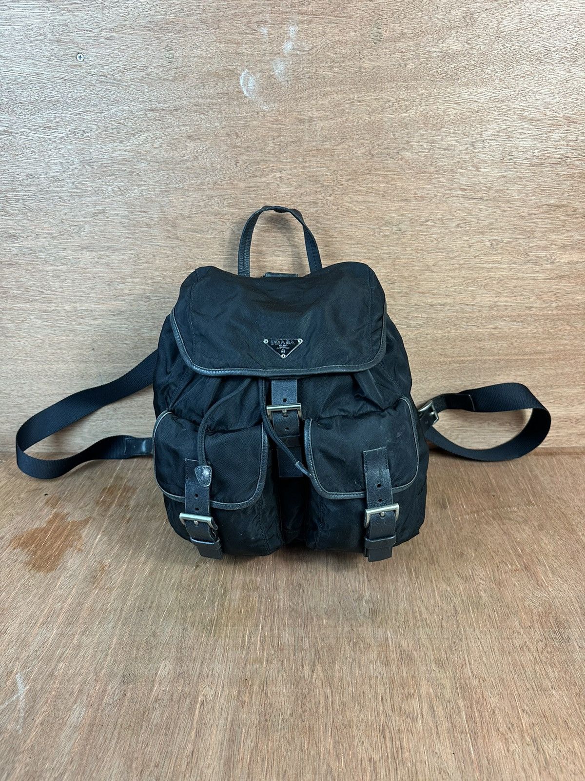 Prada × Vintage Vintage prada back pack | Grailed