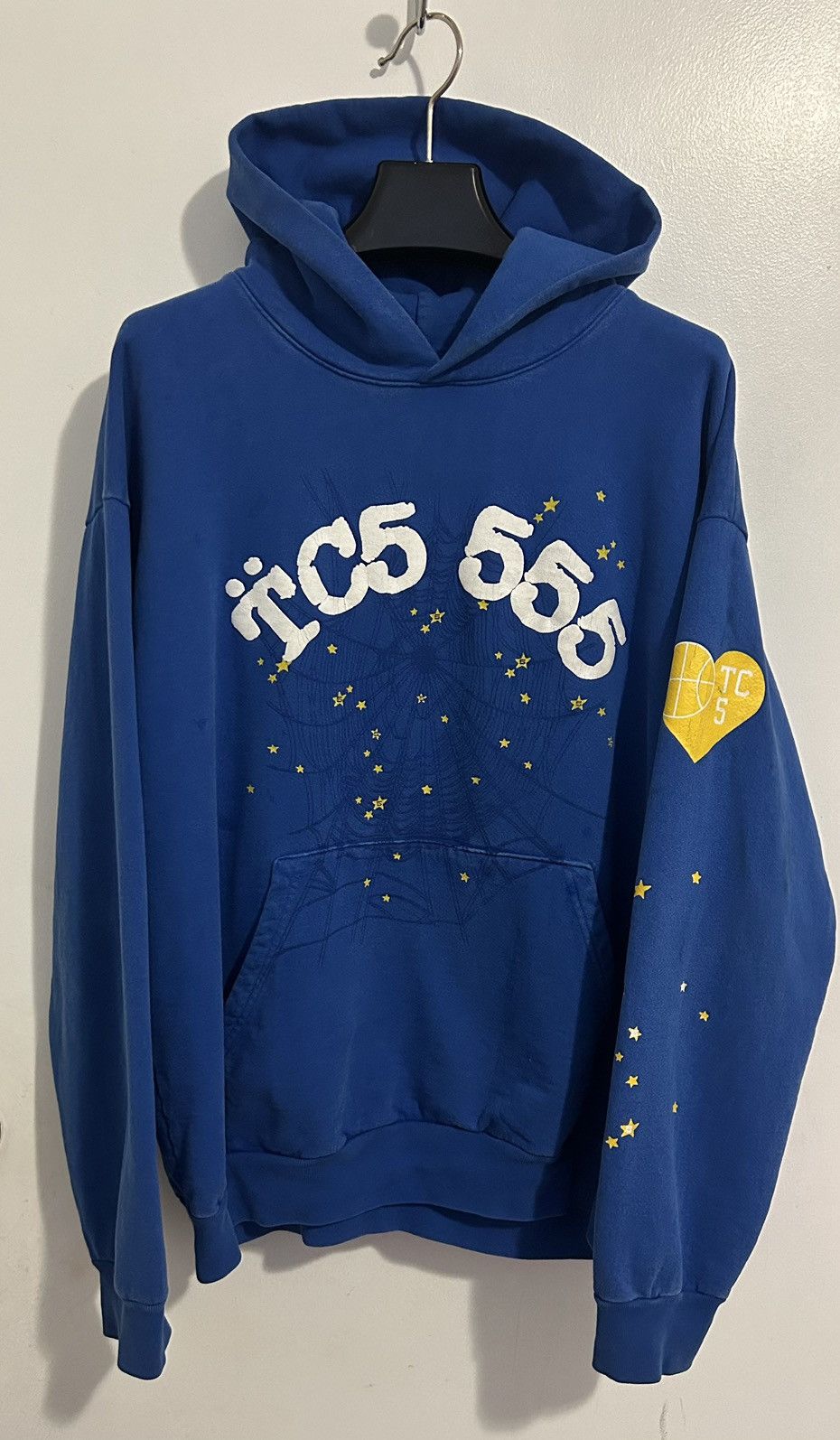 Spider Worldwide Spider TC5 555 Blue Hoodie size XL | Grailed
