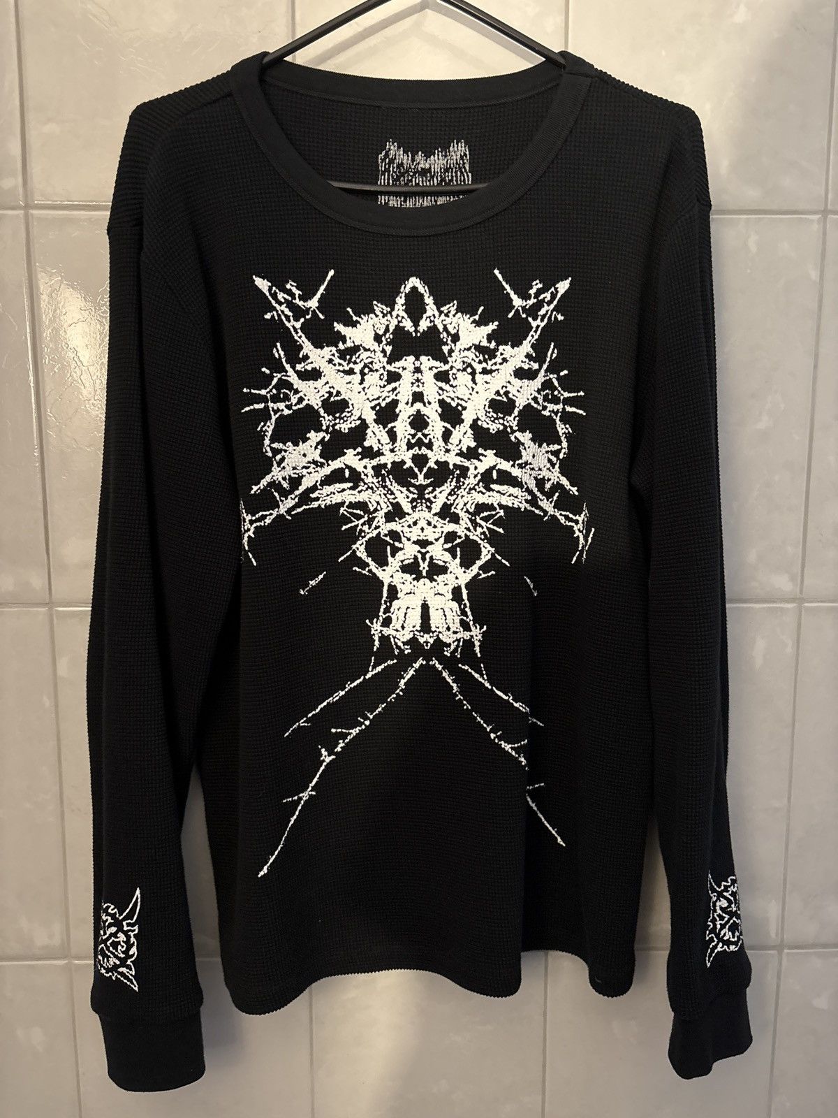 Ken Carson Ken Carson AGC Tour Merch Thermal Knit Longsleeve X SLEEVES ...