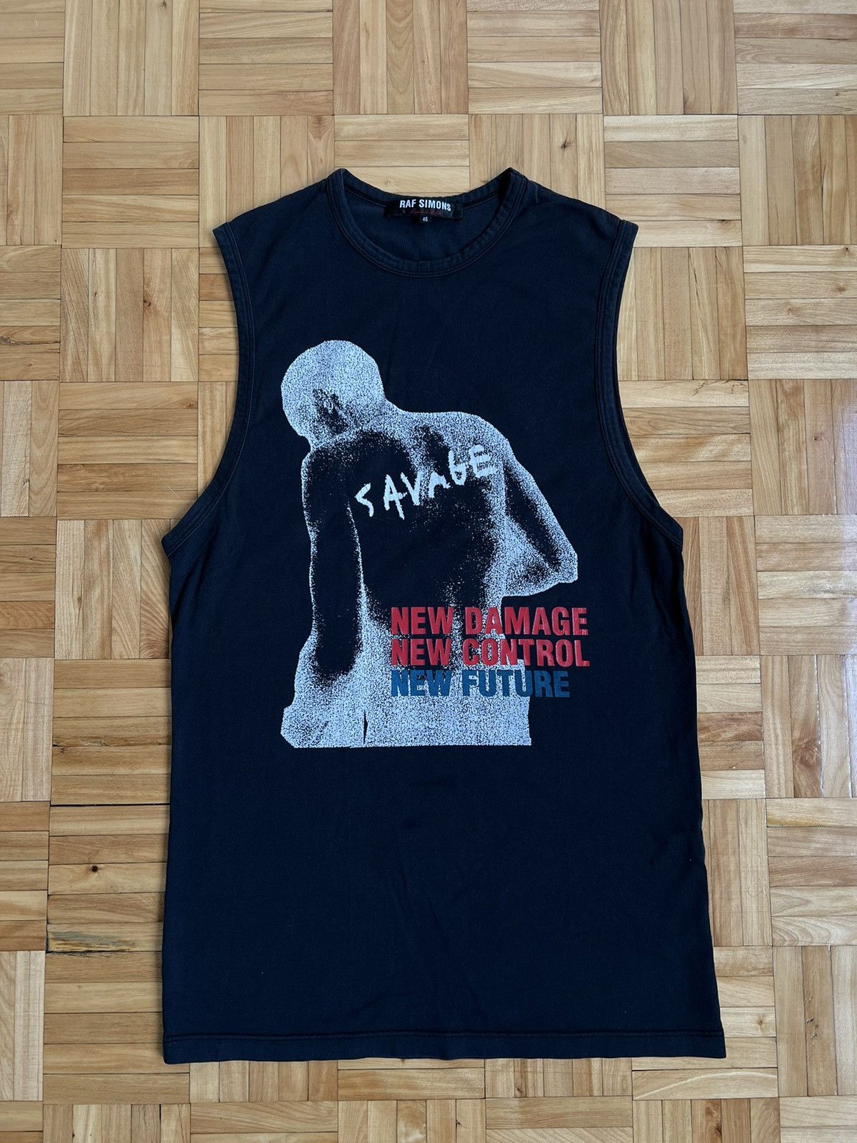 Raf Simons Raf Simons SS03 “Consumed” New Damage New Control New Future ...