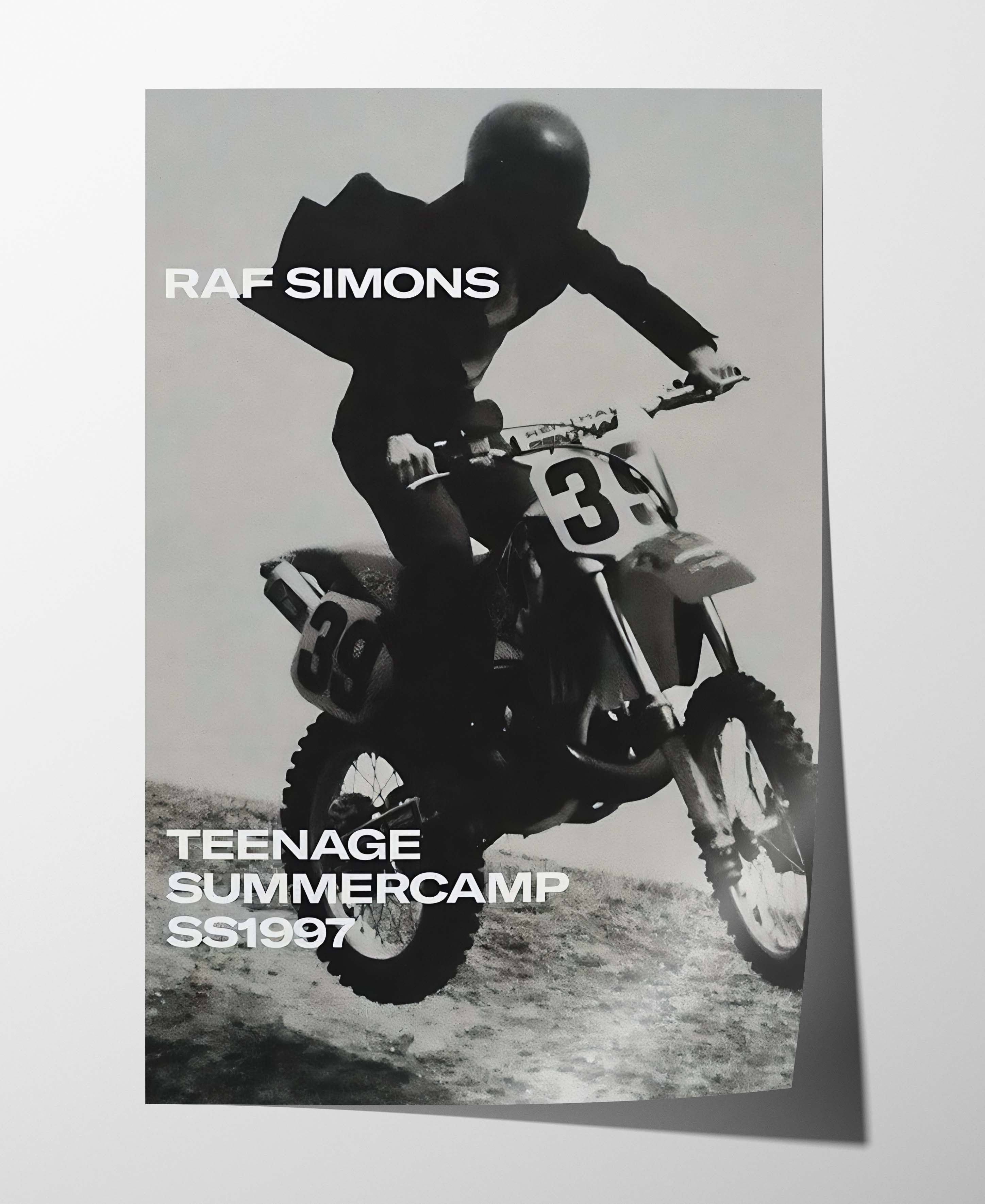 Raf Simons Raf Simons 1997 Poster Gift Vintage Archive Art Book Logo ...