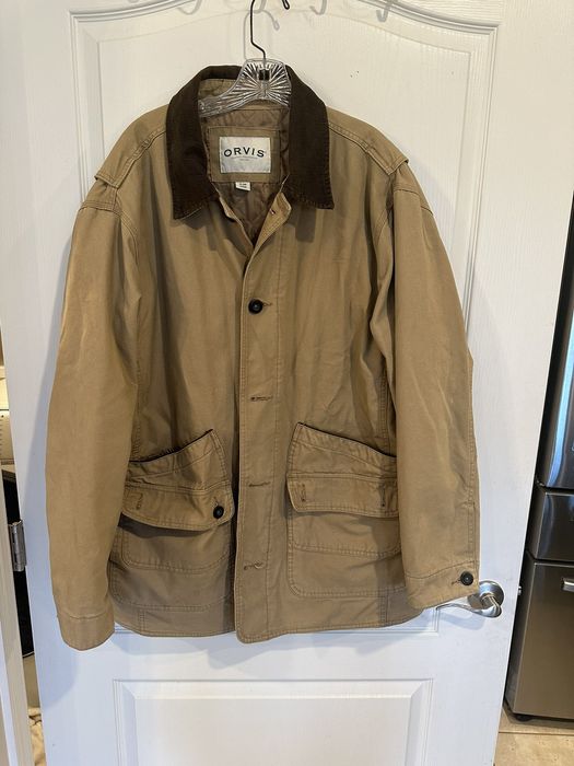 Orvis Orvis Classic Collection 100% Cotton Canvas Barn Coat Men XL ...