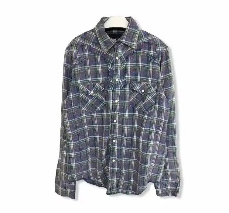 Flannel Vintage Houseblues Checked Plaid Tartan Button Up Shirt | Grailed