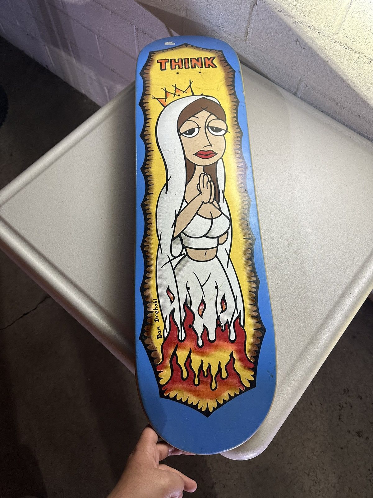 Streetwear × Vintage Dan Drehobl deck Rare vintage art | Grailed