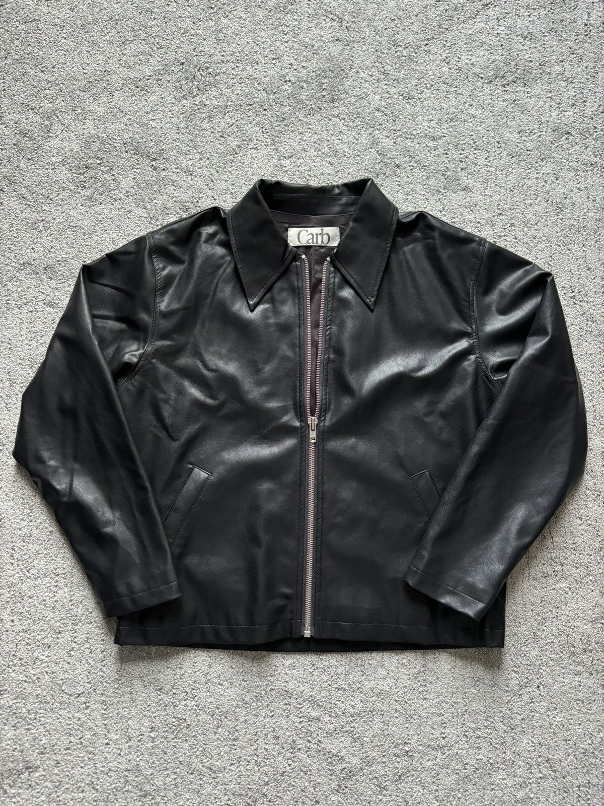 California Arts. California Arts Vegan Leather jacket | Grailed