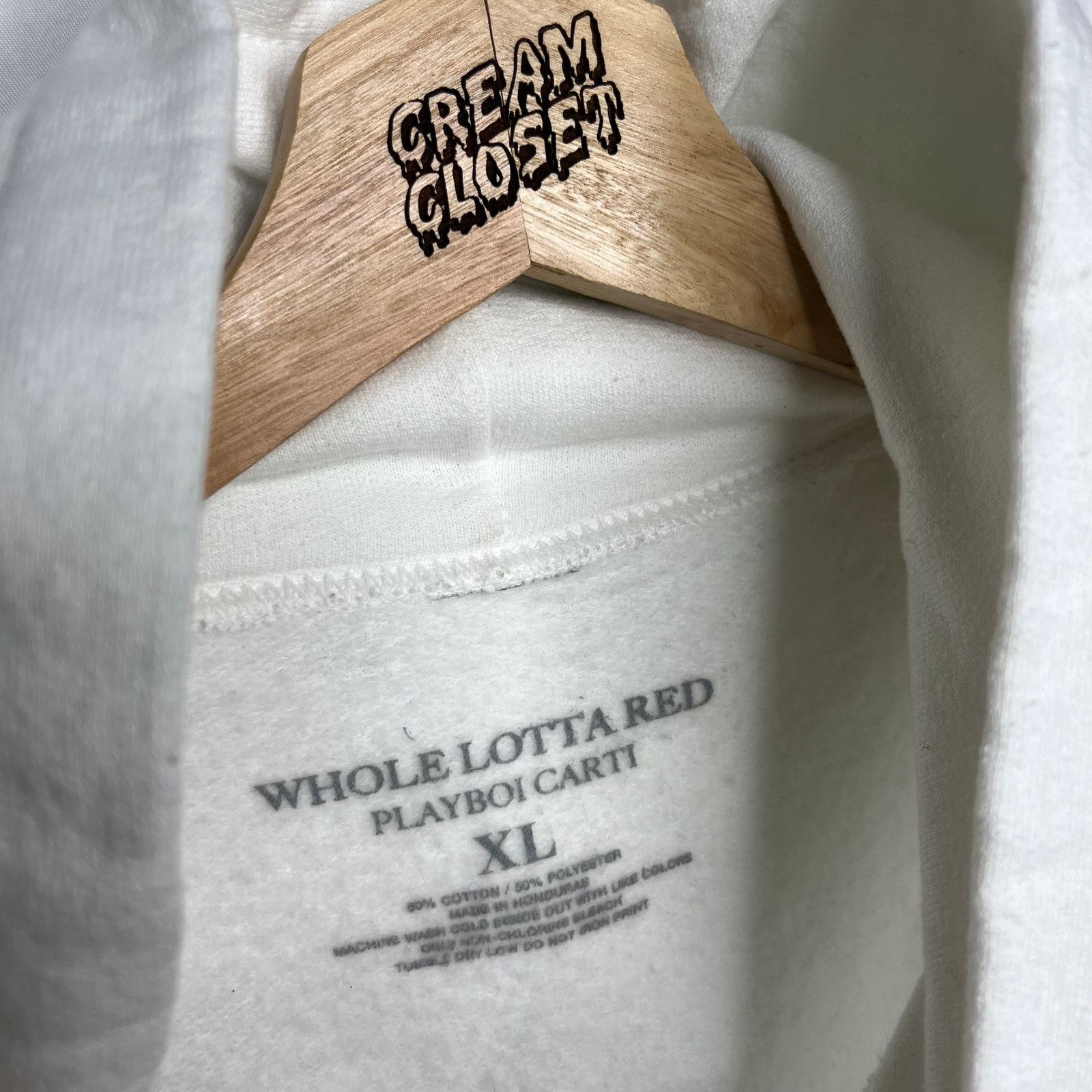 AWGE Whole Lotta Red WLR Tour Merch Hoodie in White XL | Grailed