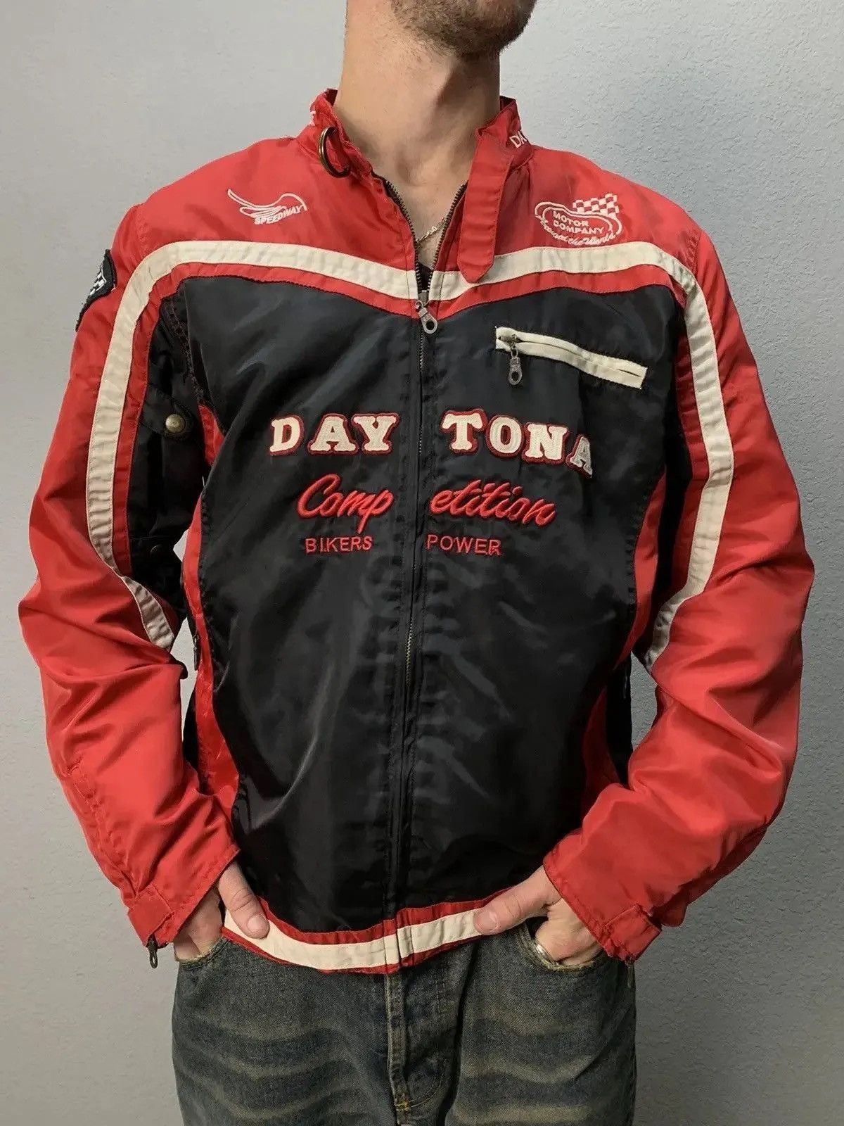 Dakota Grizzly × Racing × Streetwear Y2K Dakota motorcycle Daytona ...