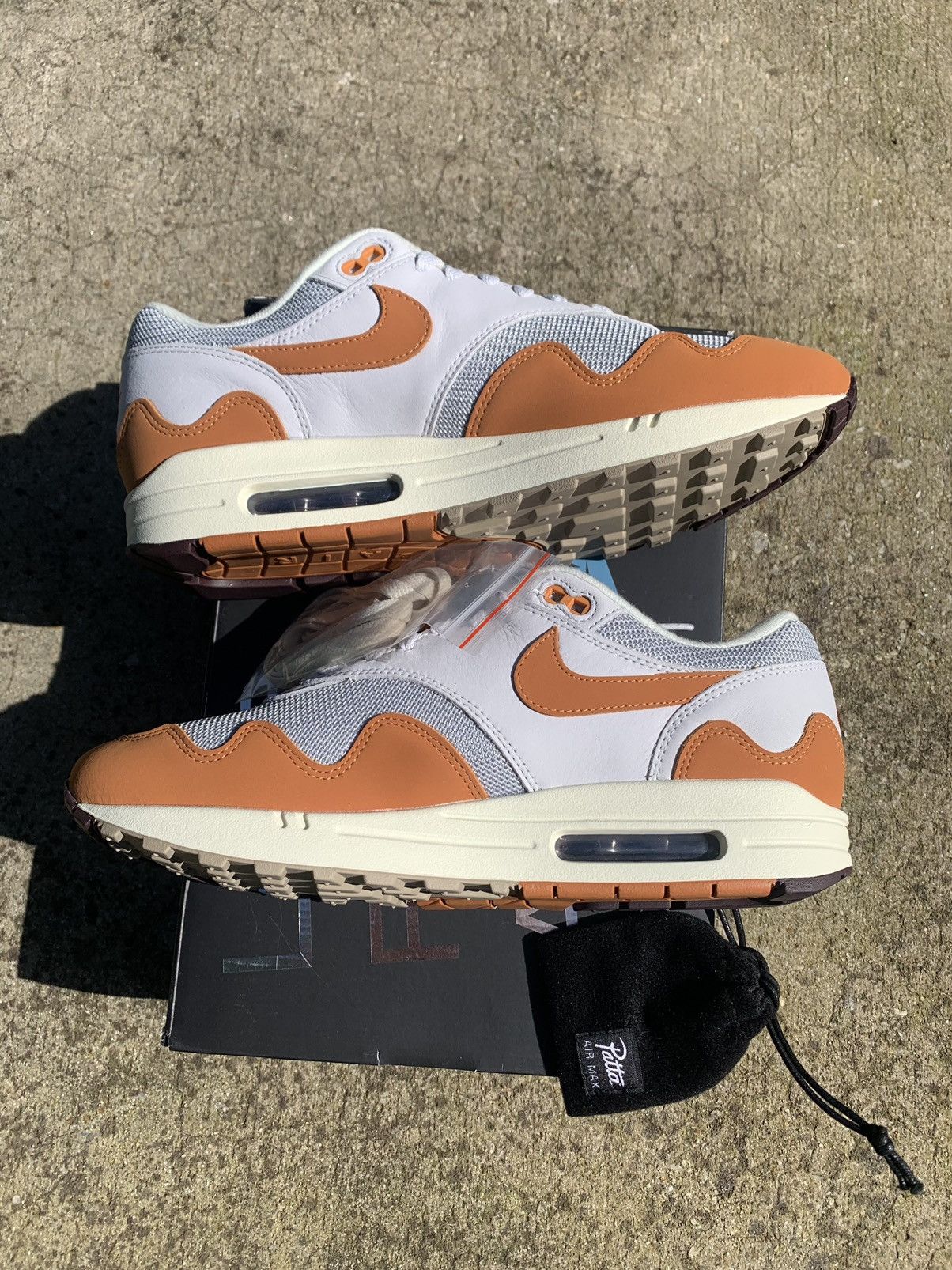 Nike Nike Air Max 1 Patta Waves Monarch Orange | Grailed