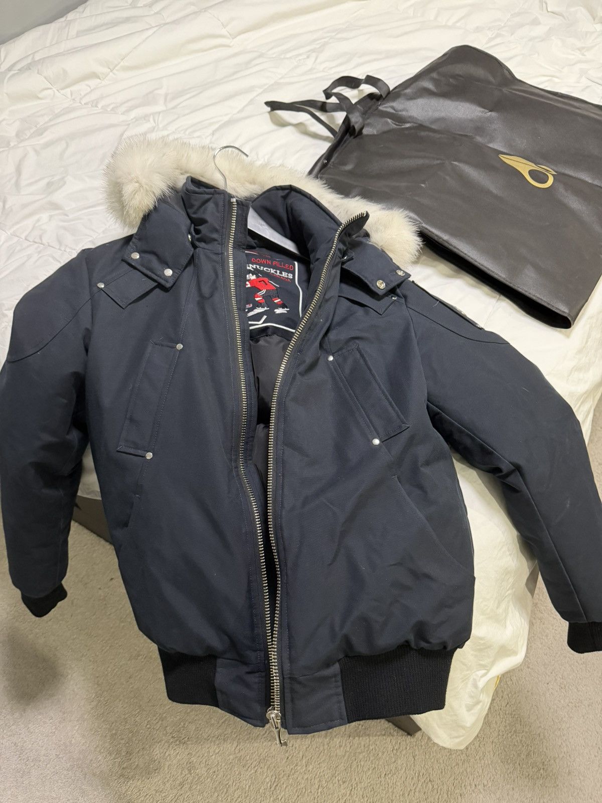 Moose Knuckles Moose Knuckles Navy Ballistic Bomber | Grailed