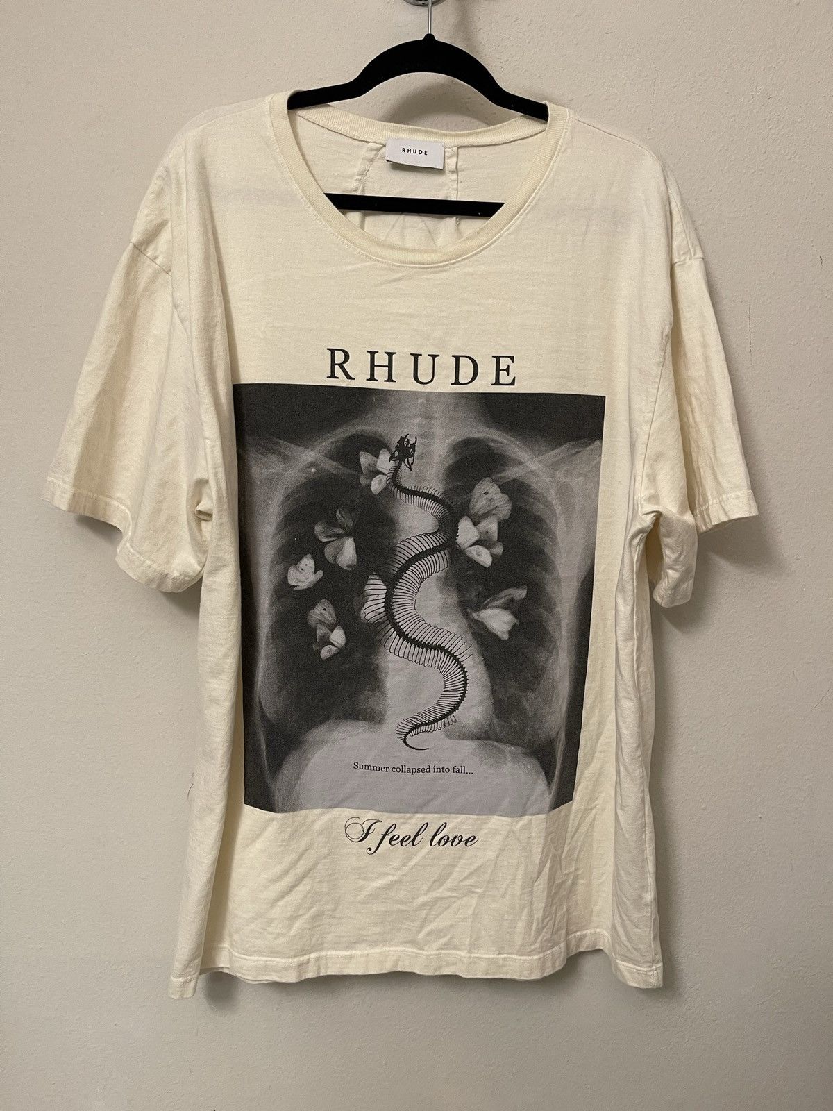 Rhude Rhude T shirt snake lungs | Grailed