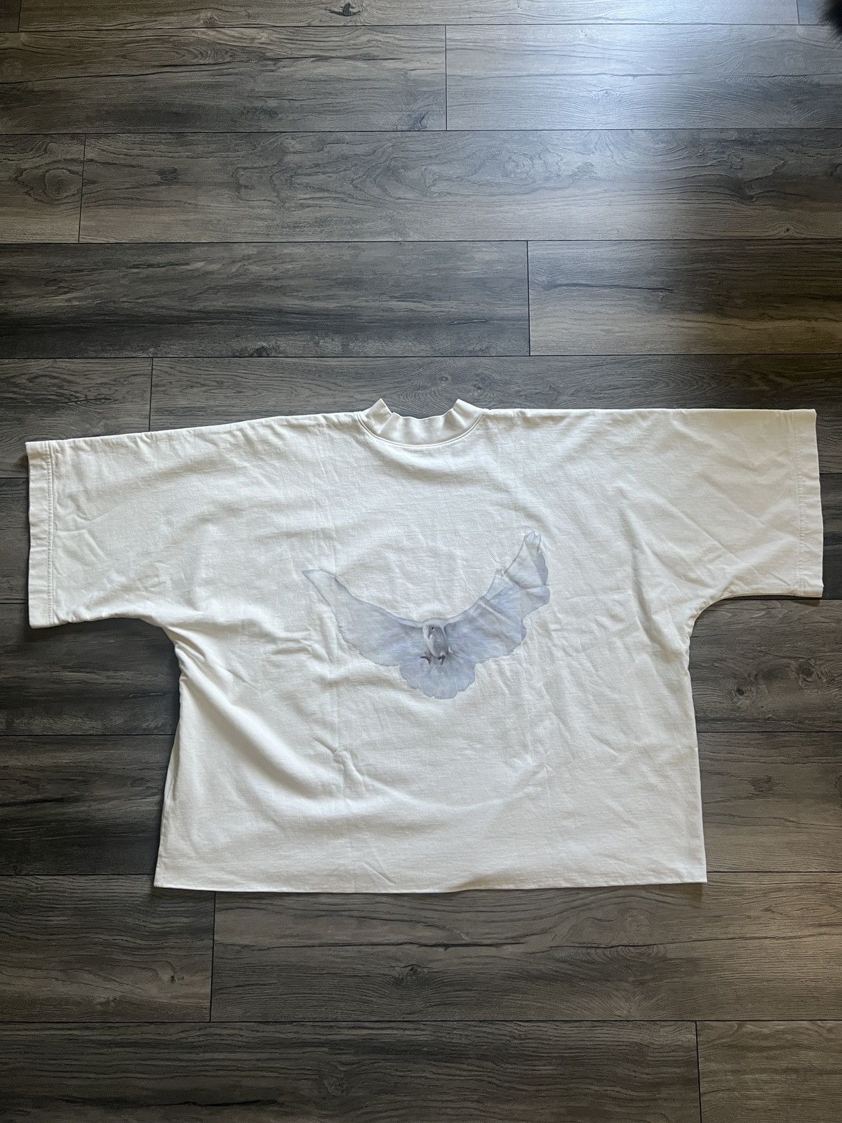 Gap × Kanye West Yeezy Gap Balenciaga White Dove No Seam Tee | Grailed