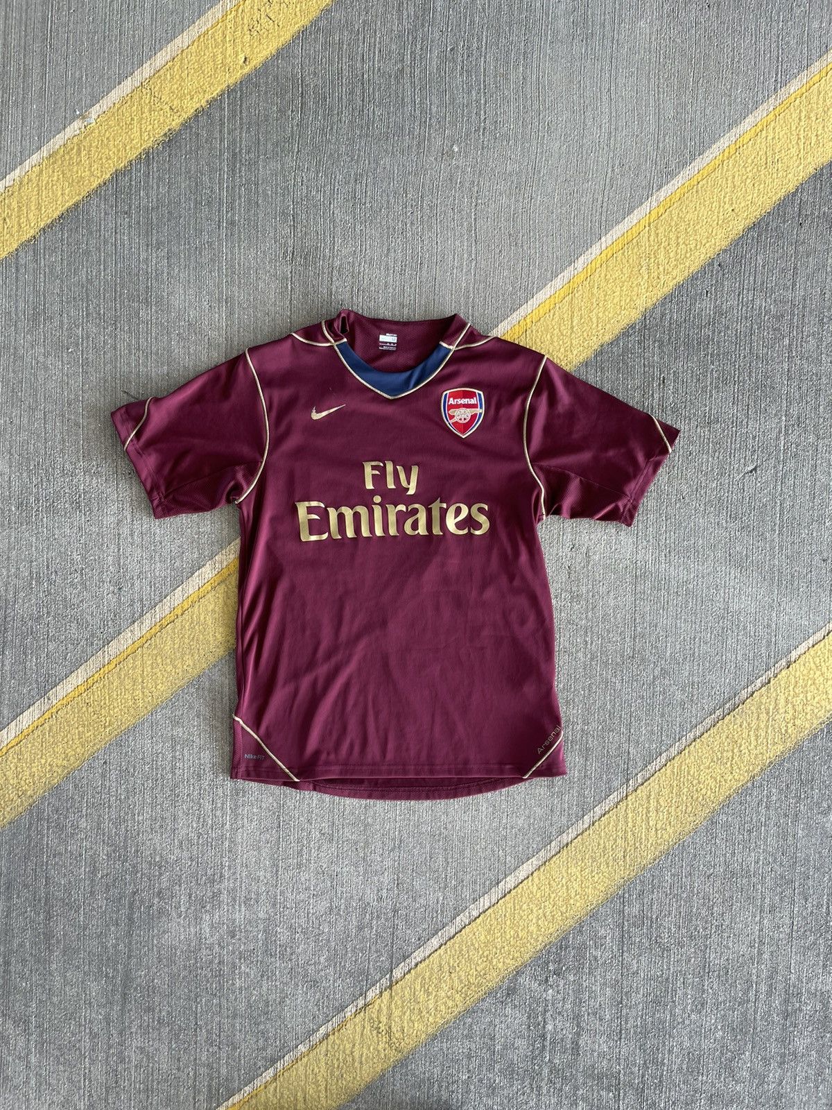 Nike × Vintage Vintage 2000s Nike Arsenal FC Soccer Jersey Blokecore ...