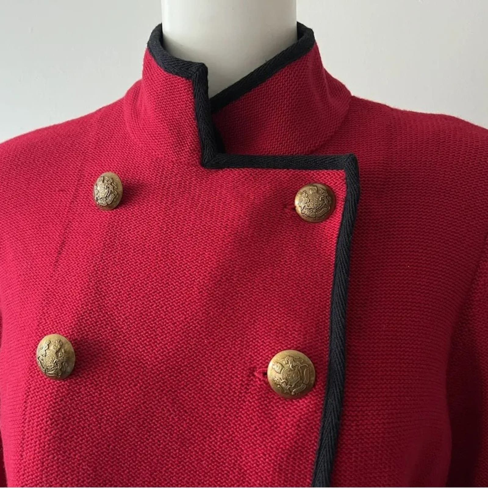 Ralph Lauren LRL Ralph Lauren jeans Military sweater Jacket gold ...