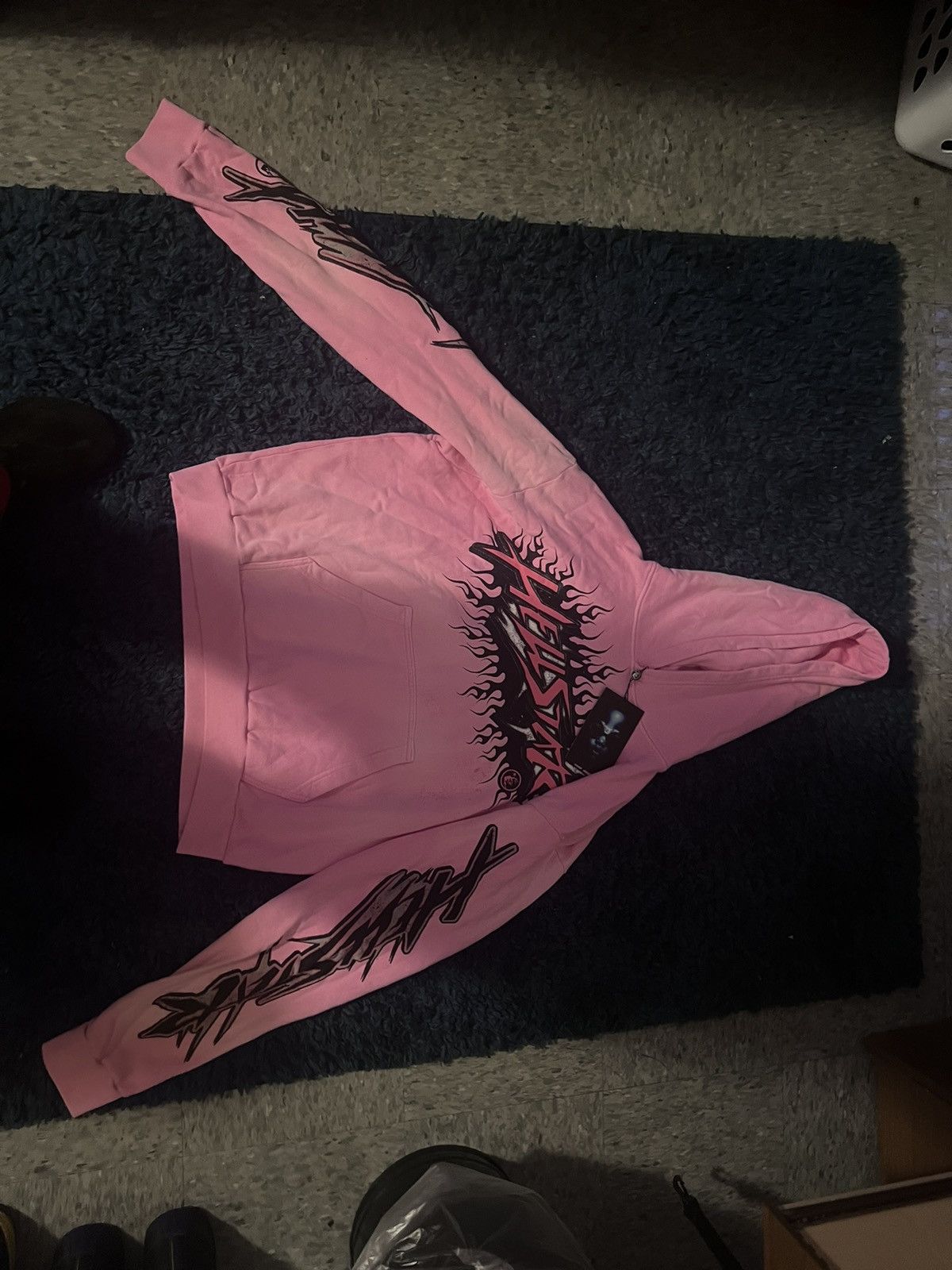 HELLSTAR HELL STAR CAPSULE 10 PINK HOODIE | Grailed