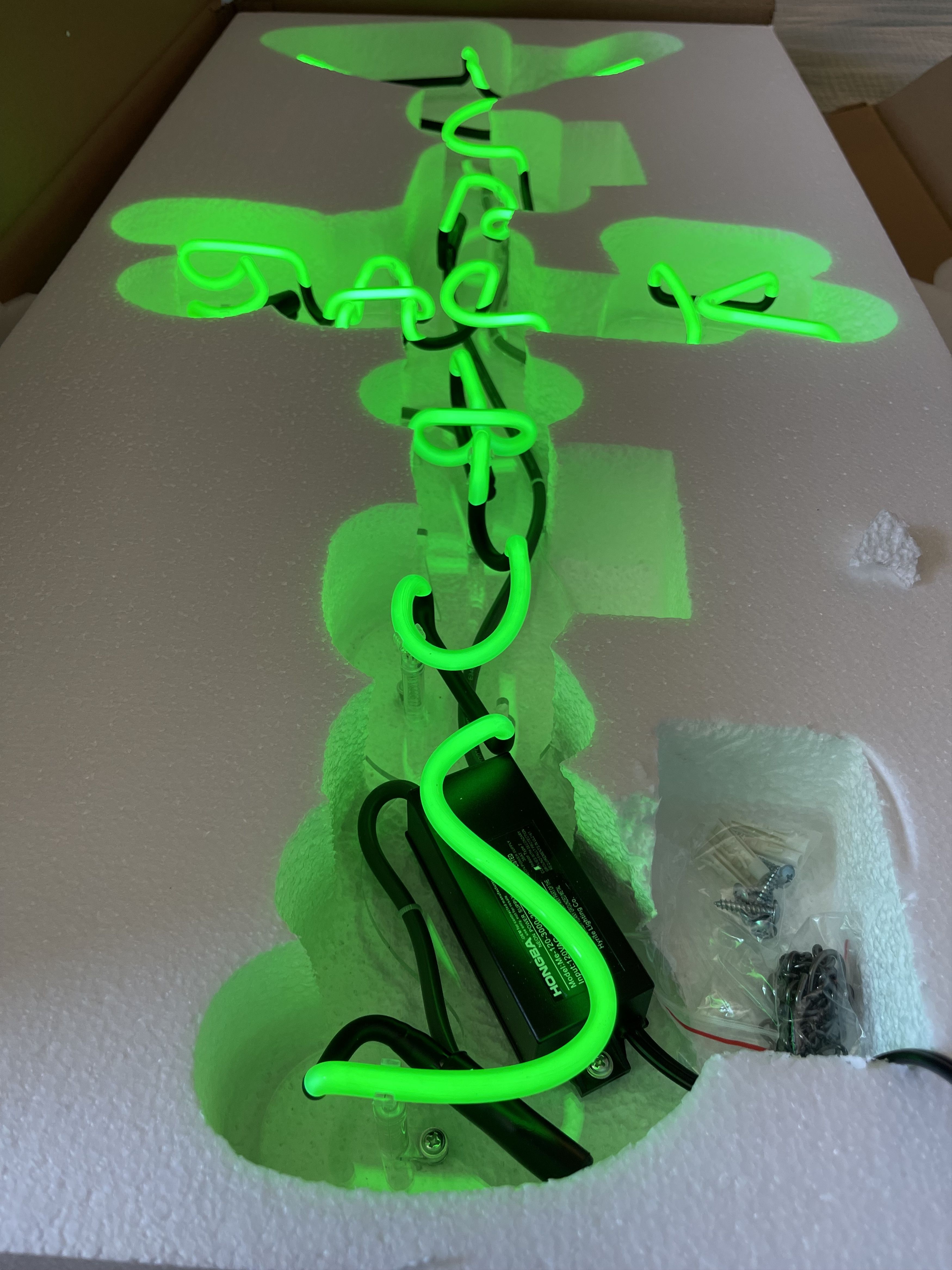 Travis Scott CACTUS JACK NEON SIGN GREEN | Grailed