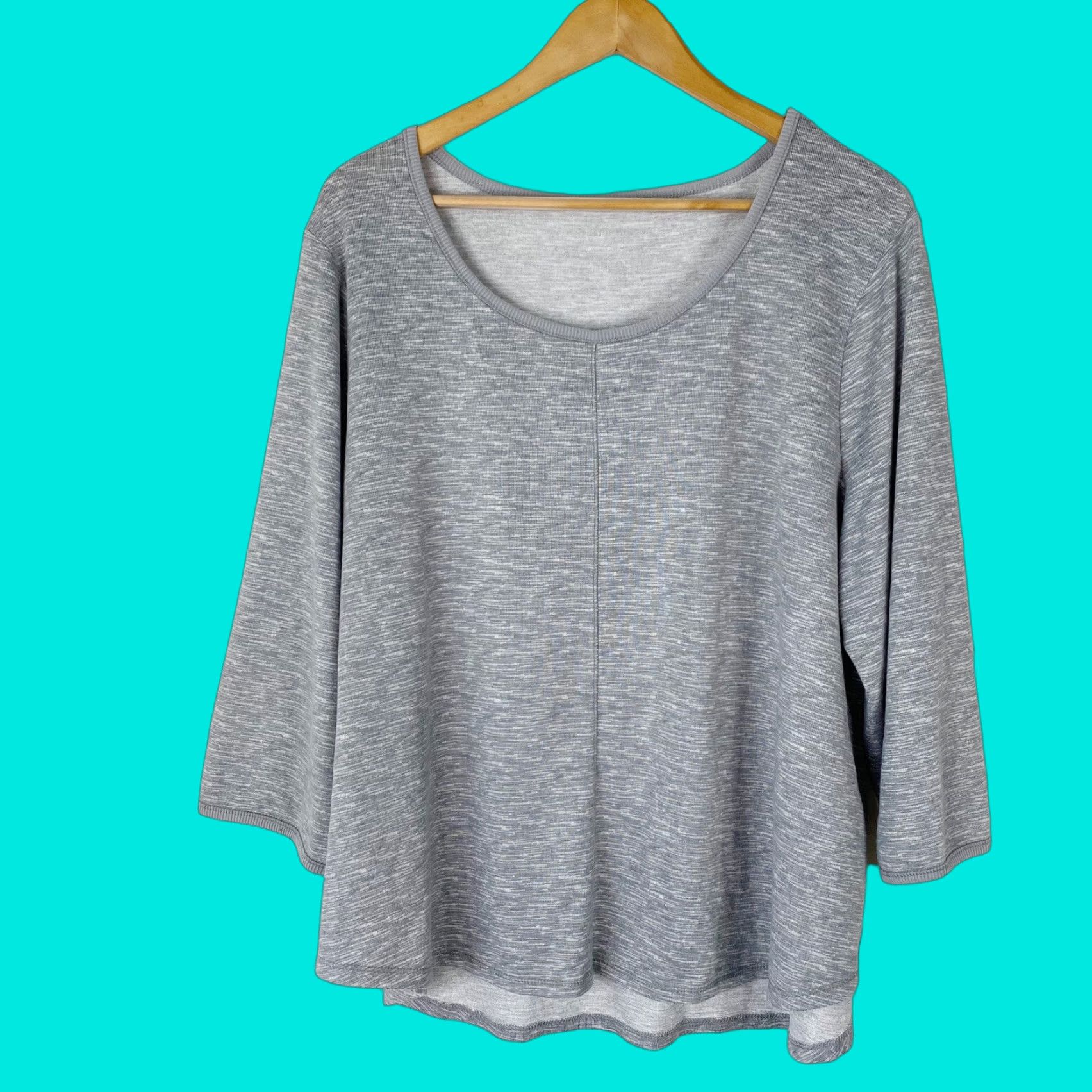 Croft & Barrow Croft & Barrow Intimates Womens 1X Gray Easy Going Gray ...