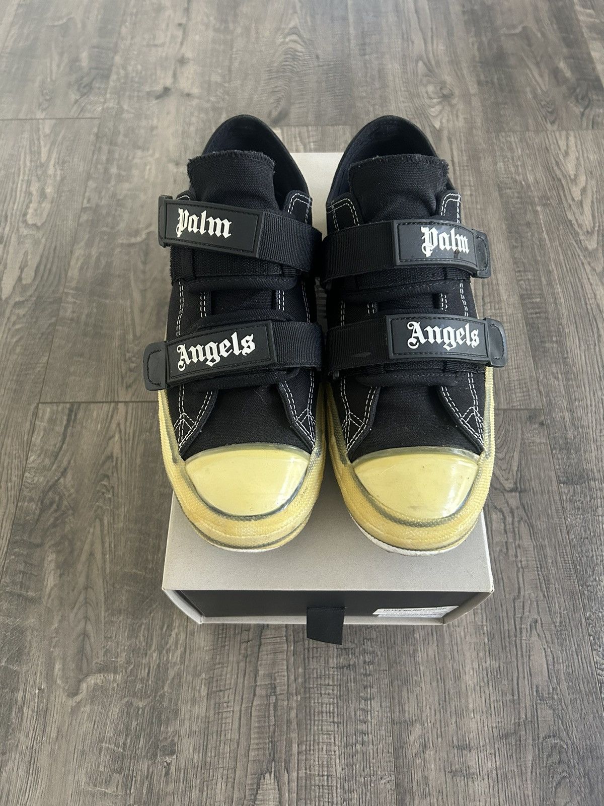 Converse × Palm Angels × Streetwear Palm Angels Velcro Vulcanized ...