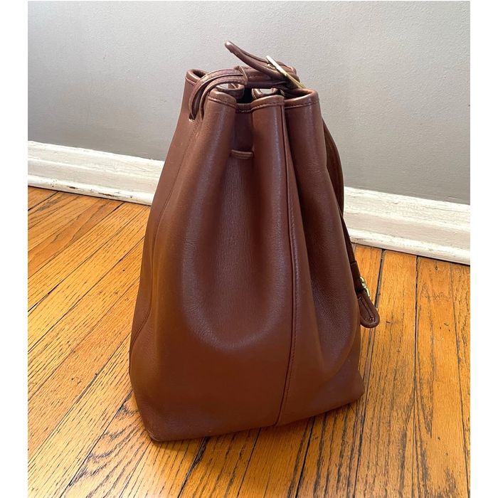 Coach Vintage Coach #9166 Legacy Drawstring Bucket Bag British Tan ...
