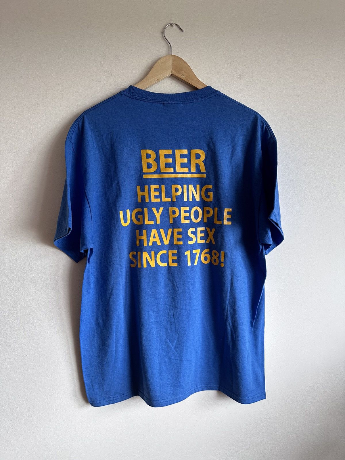Humor × Rare × Streetwear Beer Helping Ugly People Have Sex Mike Tee