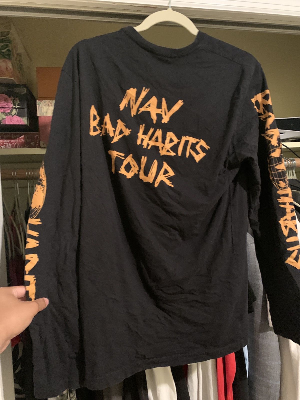 XO NAV bad habits tour long sleeve | Grailed
