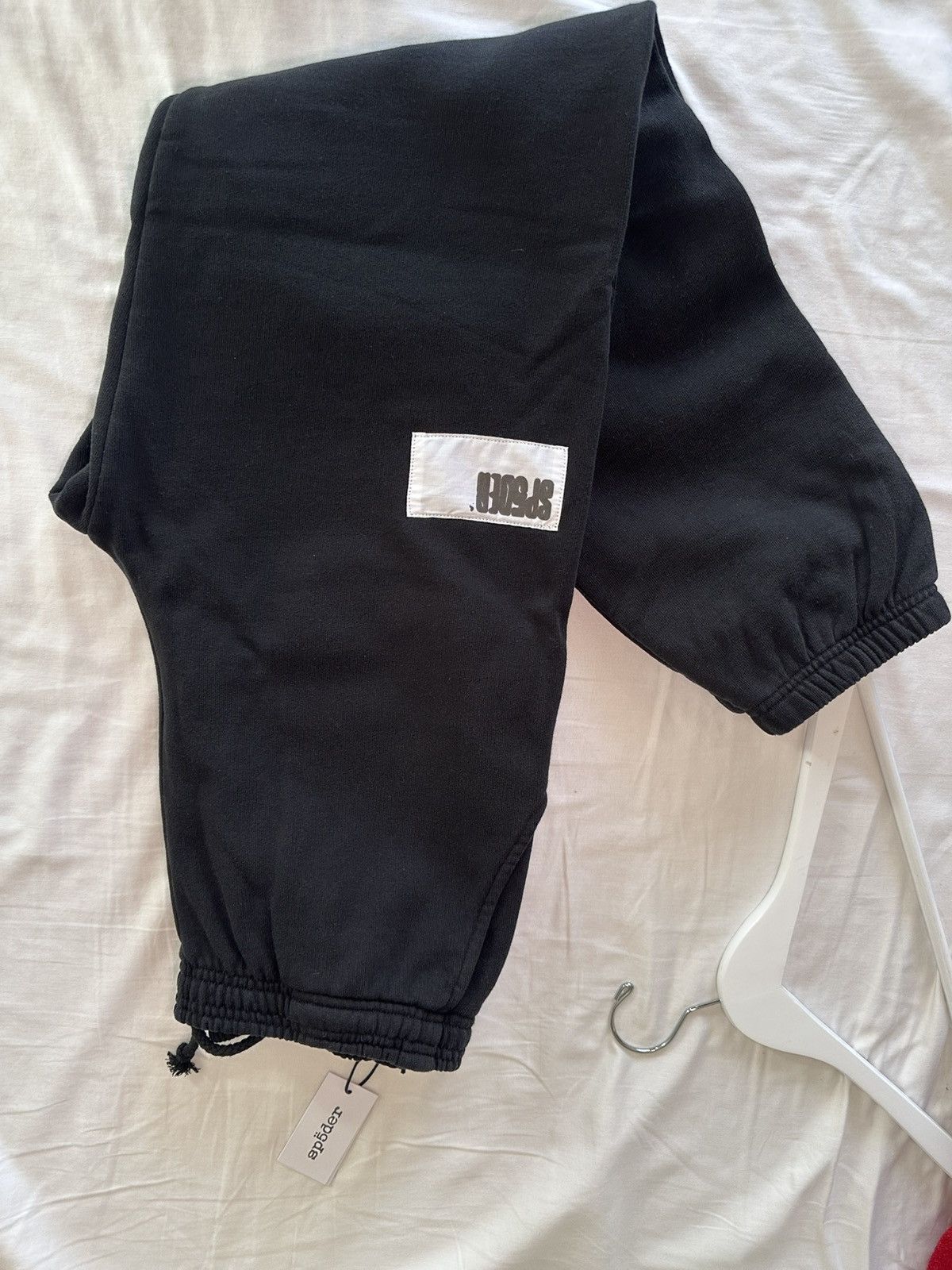 Spider Worldwide Spider Worldwide Wait Black Sweatpants | Grailed