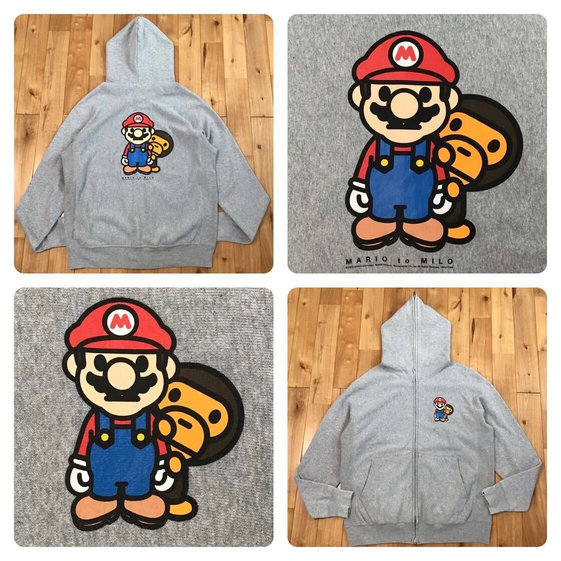 Bape BAPE × Nintendo Mario Milo full zip hoodie a bathing ape | Grailed
