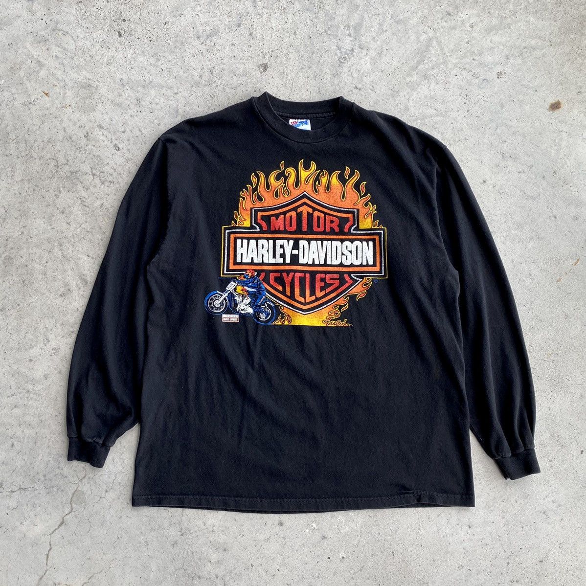 Vintage Vintage 90s Harley Davidson Longsleeve | Grailed