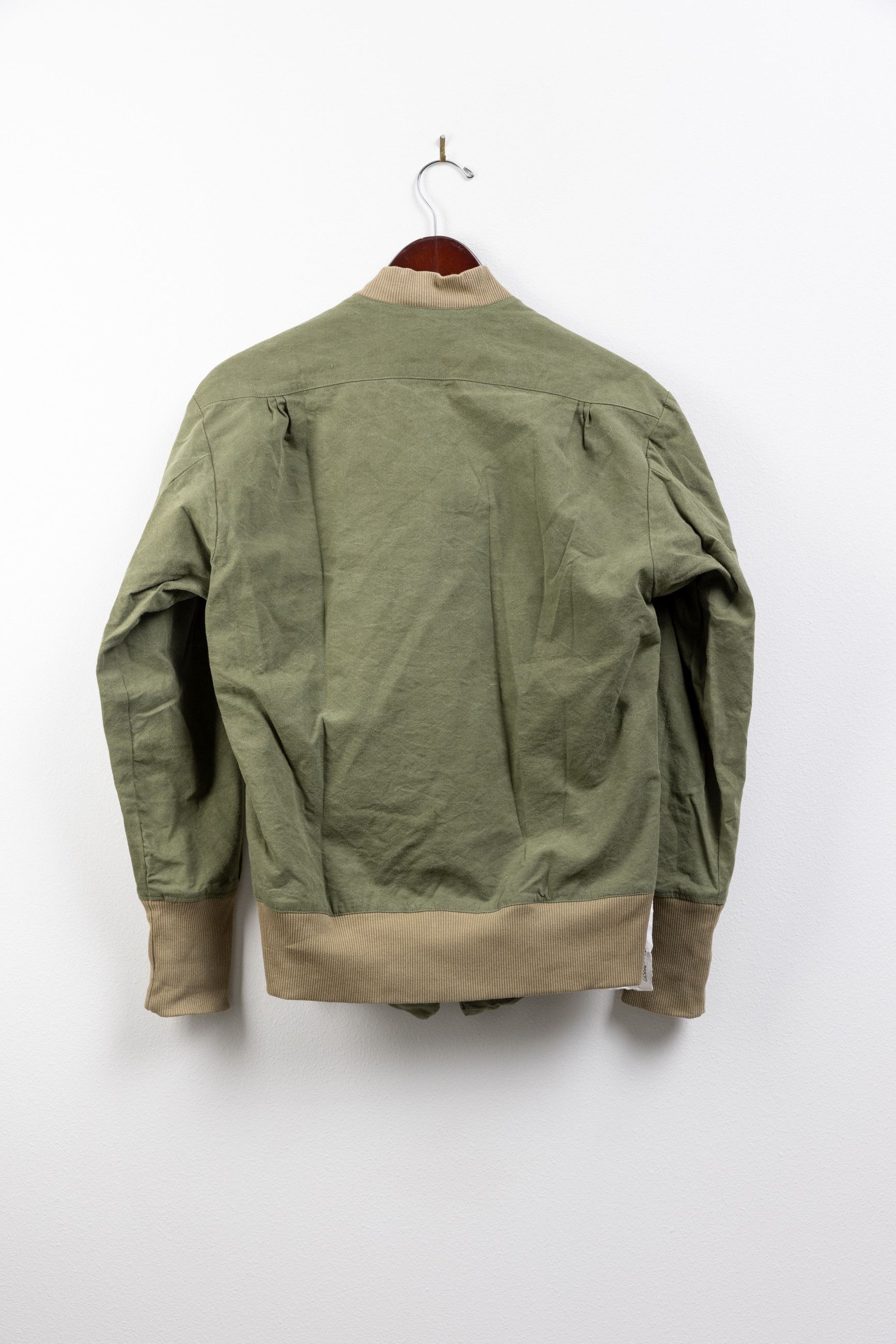 Greg Lauren Army tent zip front bomber studio with pockets | Grailed