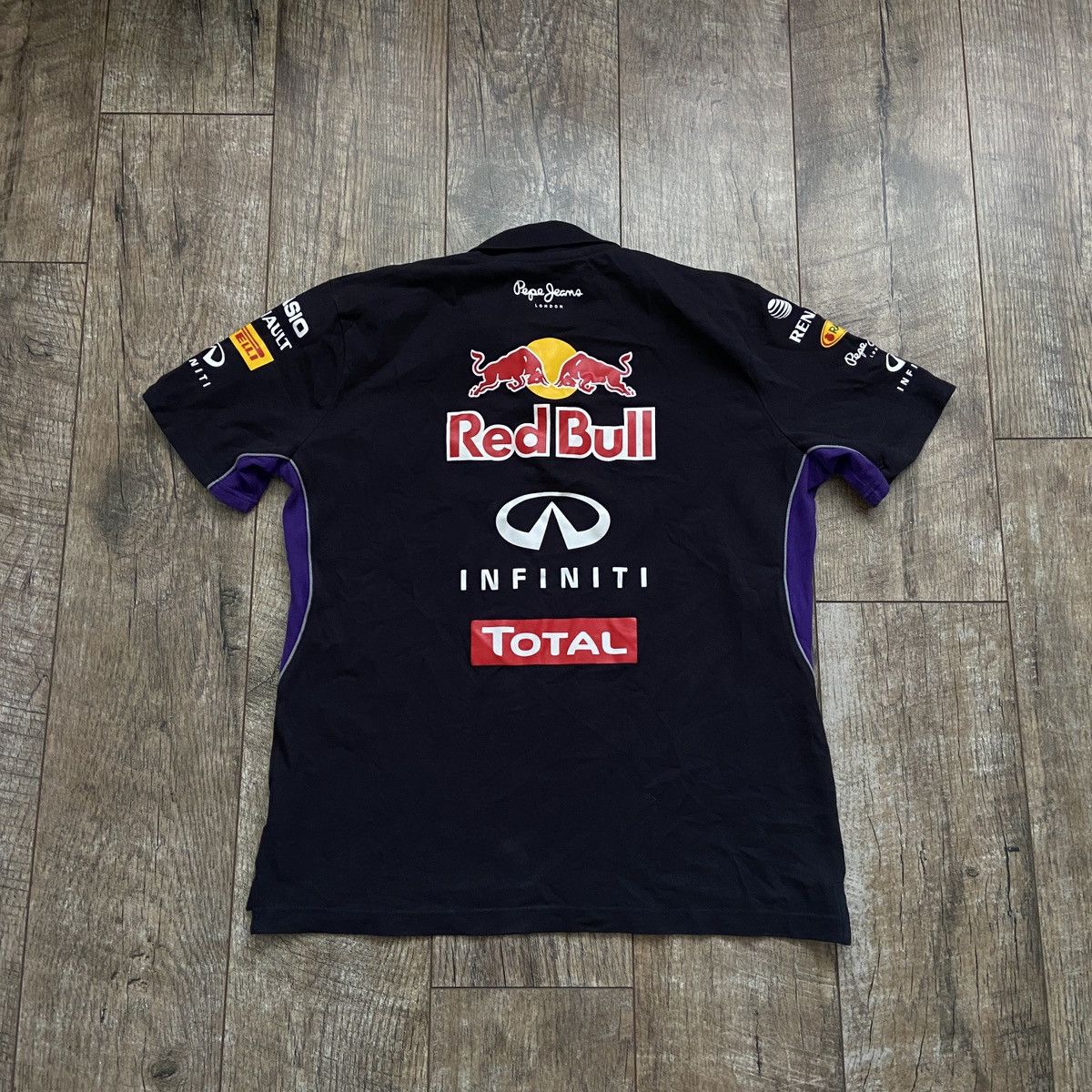 Vintage Pepe Jeans Red Bull Racing Infinity Formula One Polo | Grailed