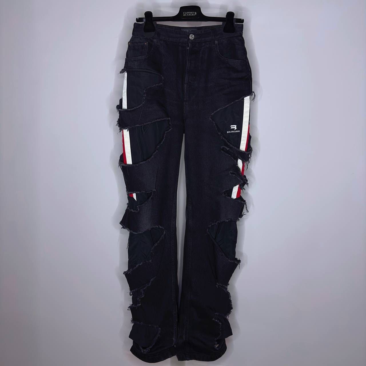 Balenciaga Balenciaga Slashed Denim Pants | Grailed
