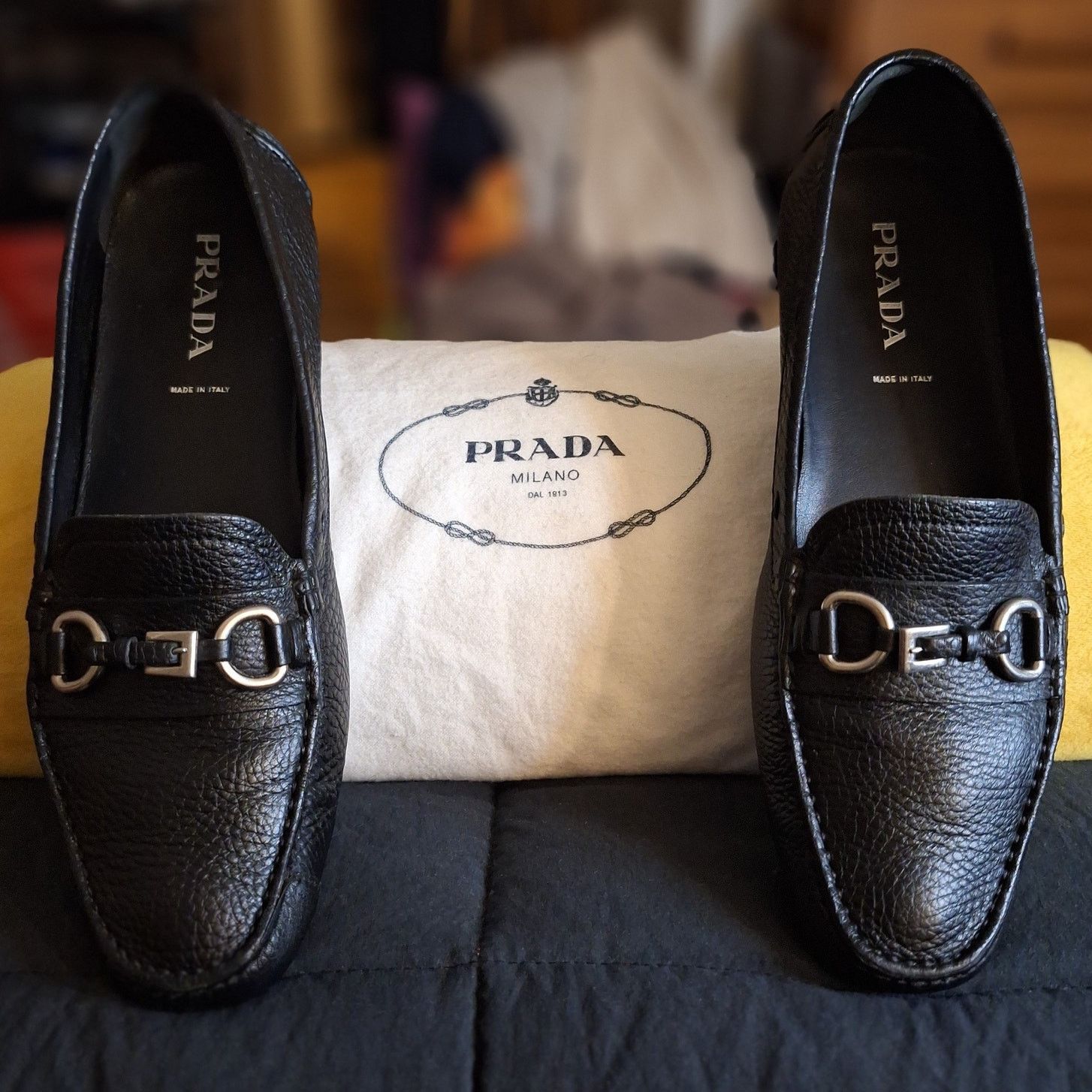 Prada Prada Italian Leather Loafers 39 Classic Luxury Designer | Grailed