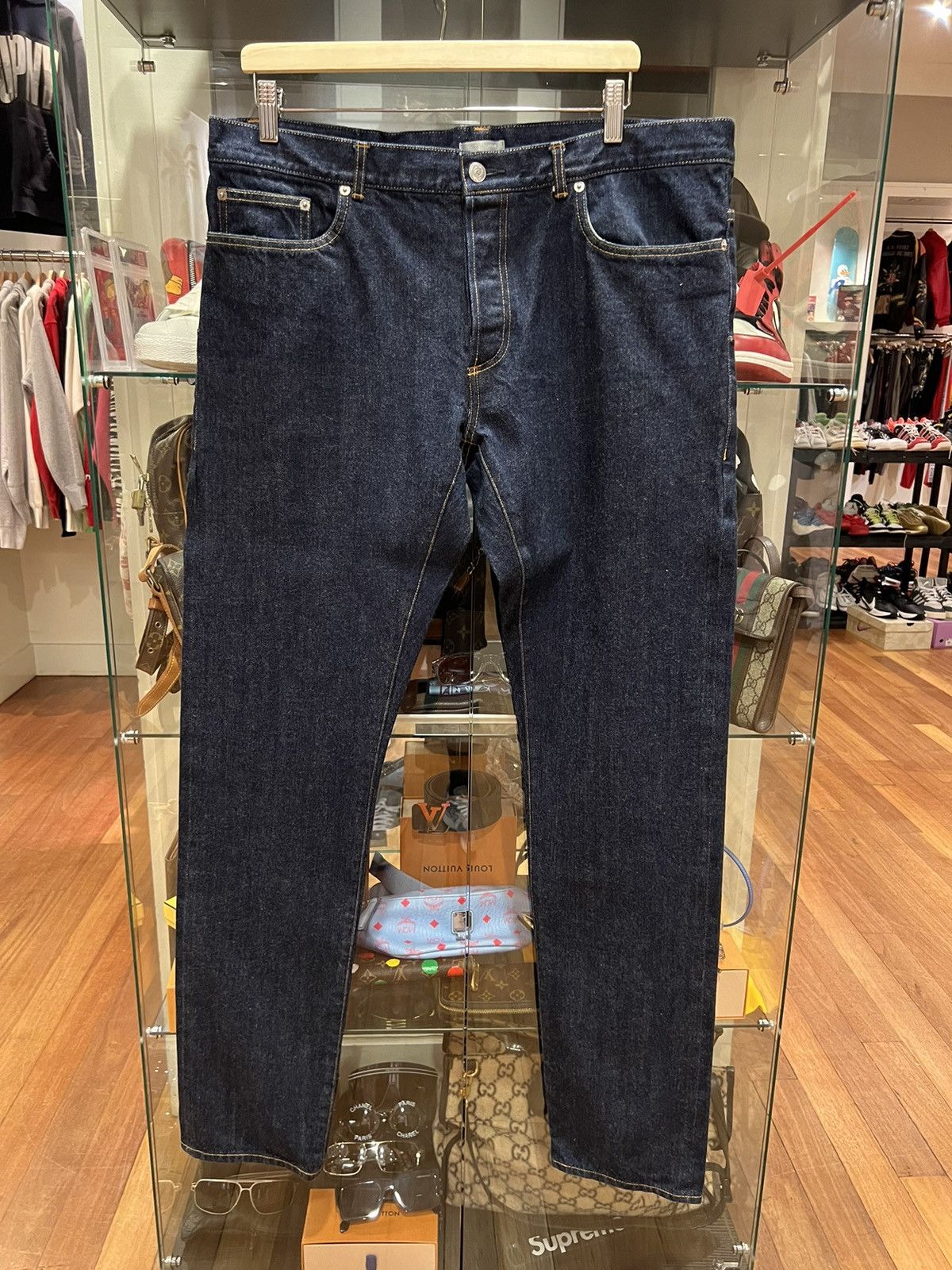 Dior Dior selvedge denim raw jeans | Grailed