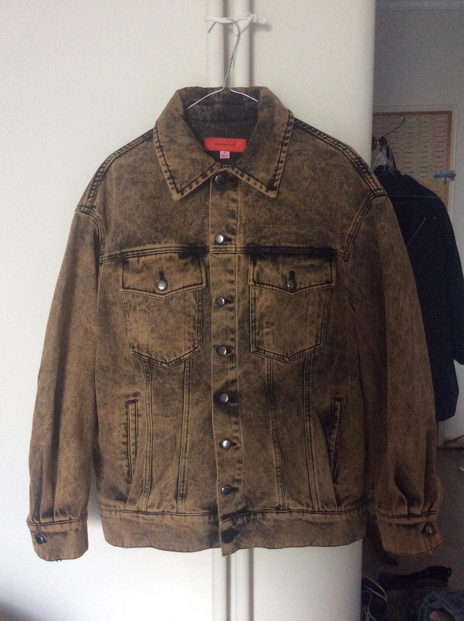 Eckhaus Latta acid wash denim jacket | Grailed