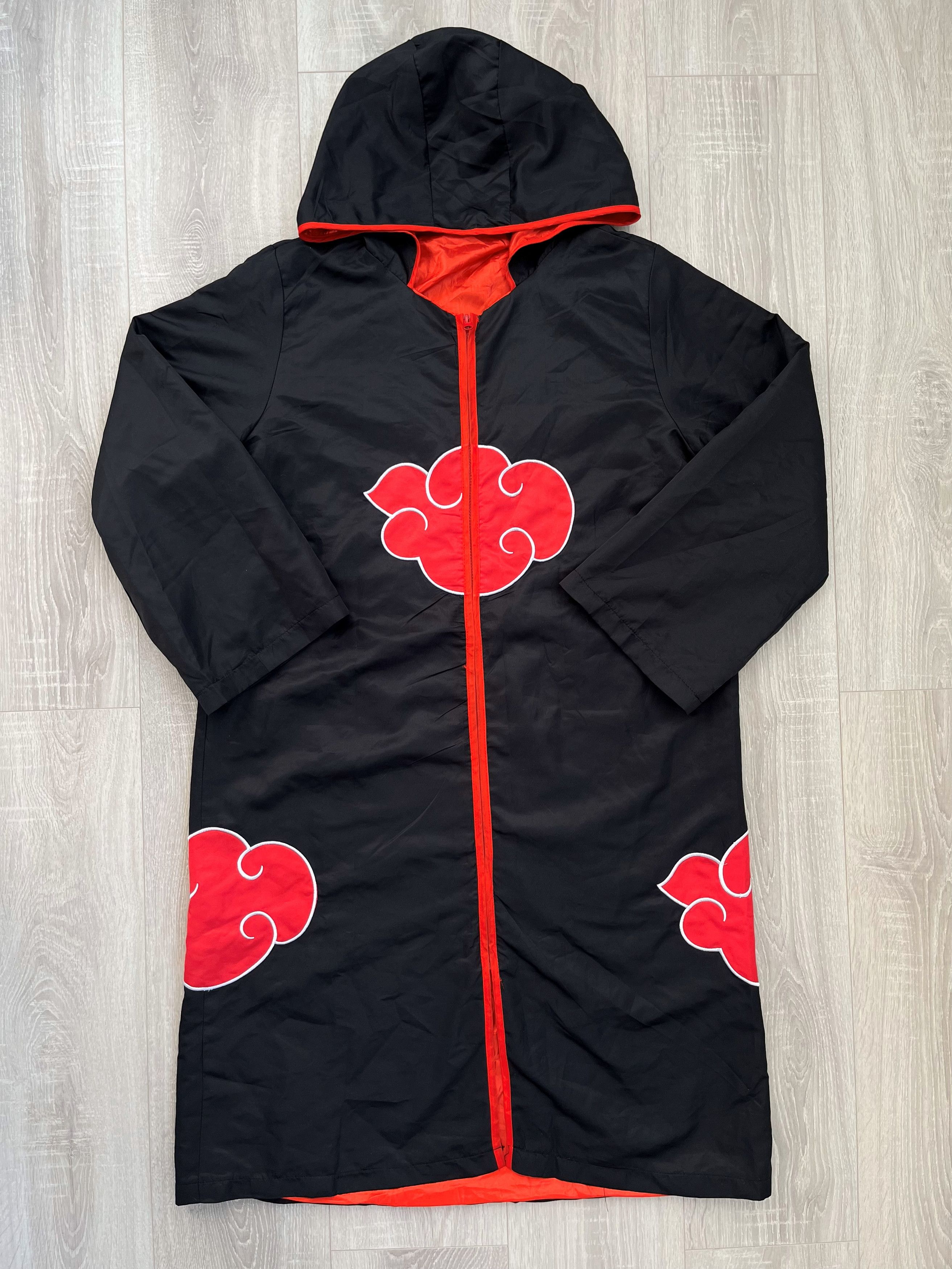 Anime Naruto Shippuden Akatsuki Long Light Jacket Size M | Grailed