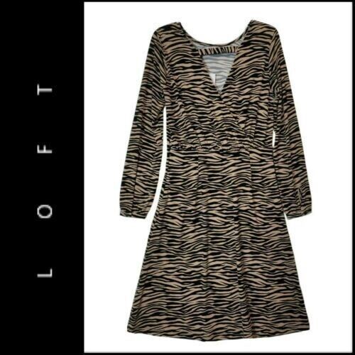 Loft Loft Women Career Formal Fit & Flare Dress Long Sleeve Size 2 ...