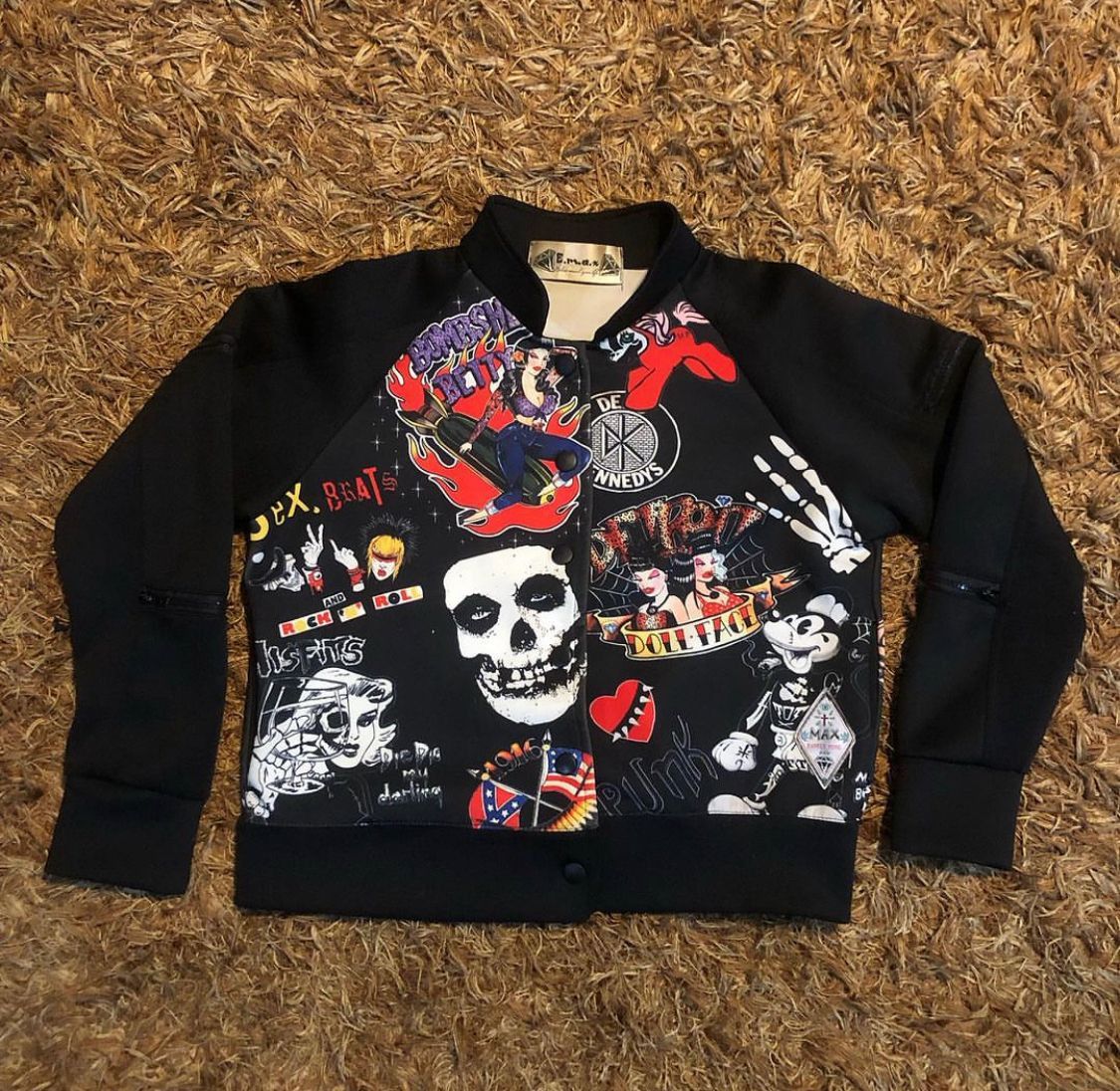 Rock Band × Seditionaries × Vintage Custom punk jacket varsity | Grailed