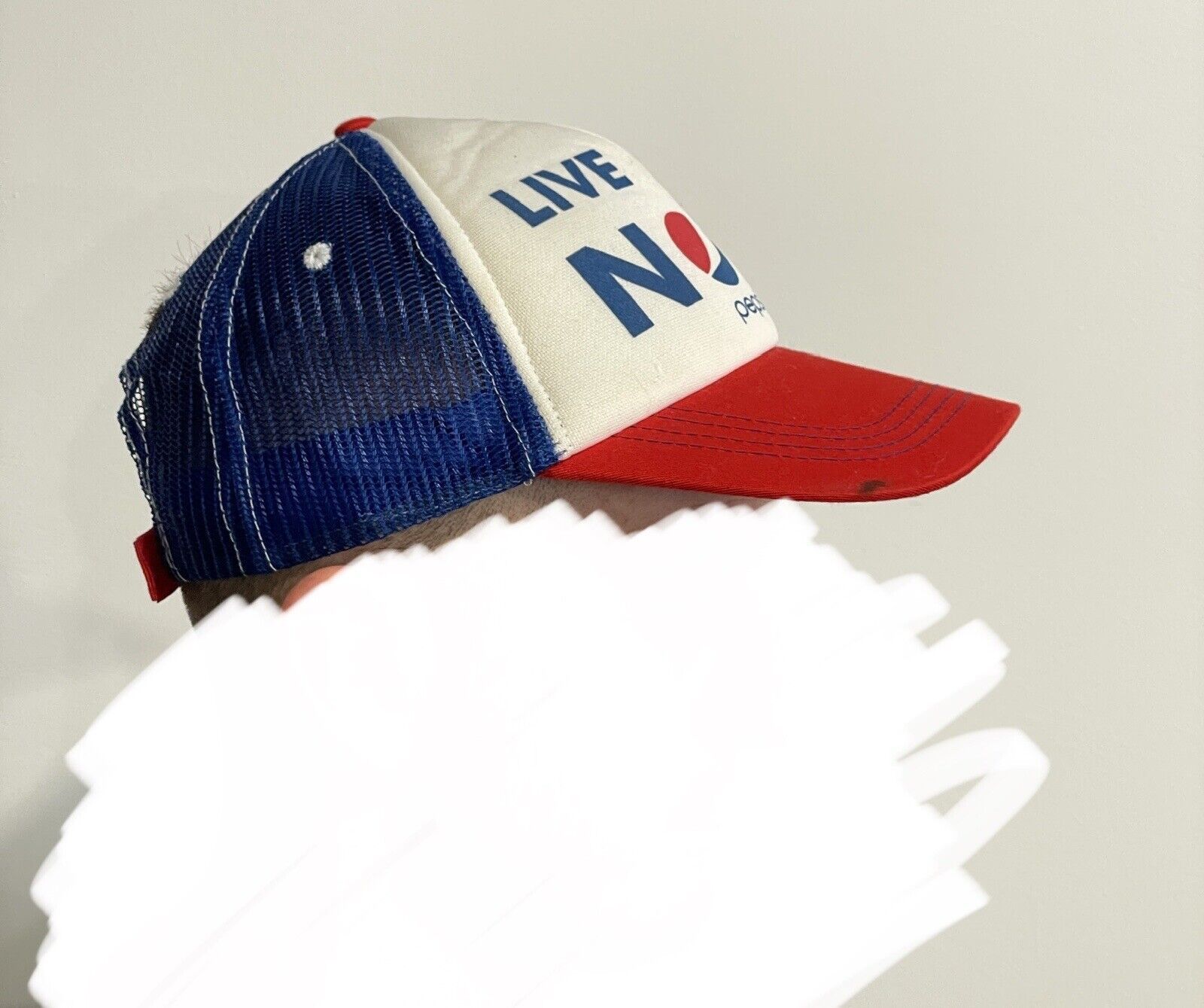 Pepsi × Vintage VINTAGE PEPSI CAP PROMO HAT TRUCKER MENS SNAPBACK | Grailed