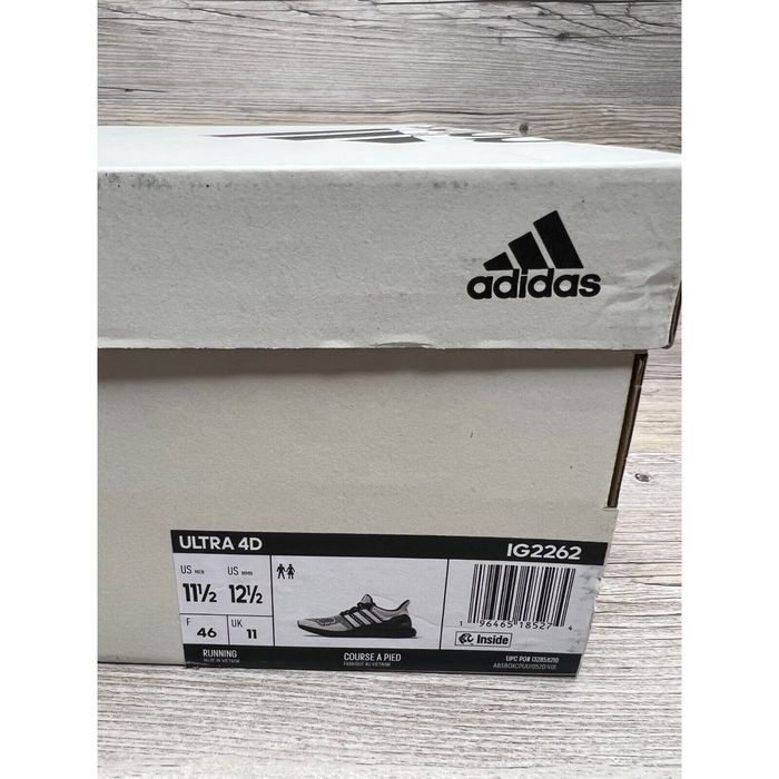 Adidas adidas Ultra 4D Mens Size 11.5 White Black IG2262 | Grailed