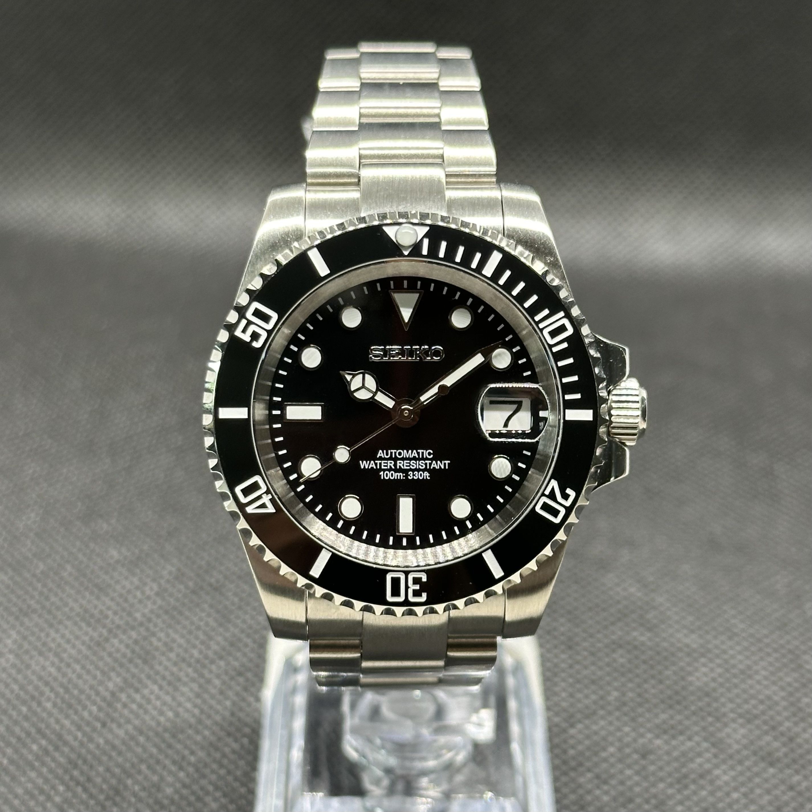 Custom × Seiko × Watch Seiko Mod "Submariner" Dive Watch | Grailed