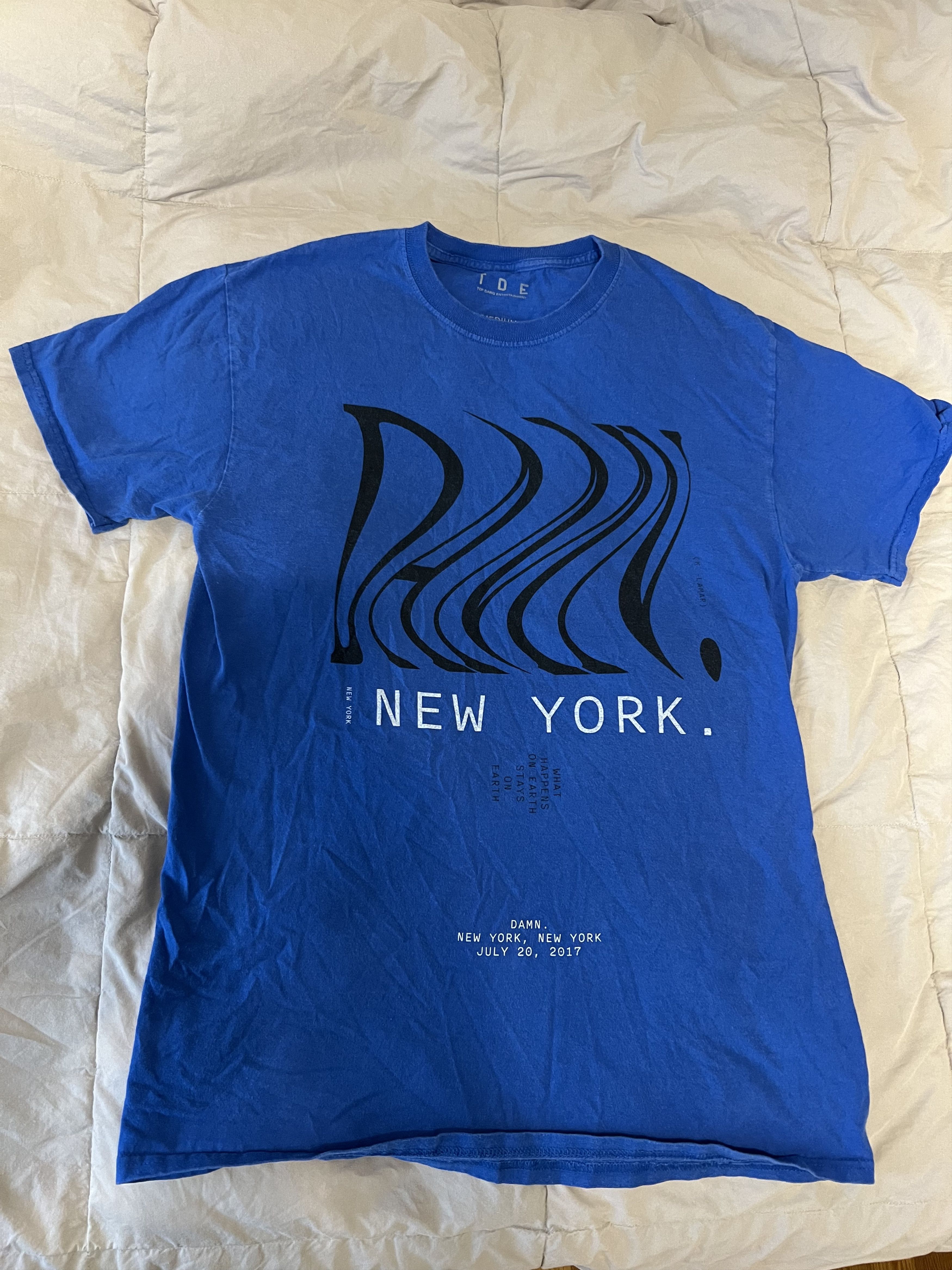 Kendrick Lamar Kendrick Lamar DAMN Tour Popup Tee | Grailed