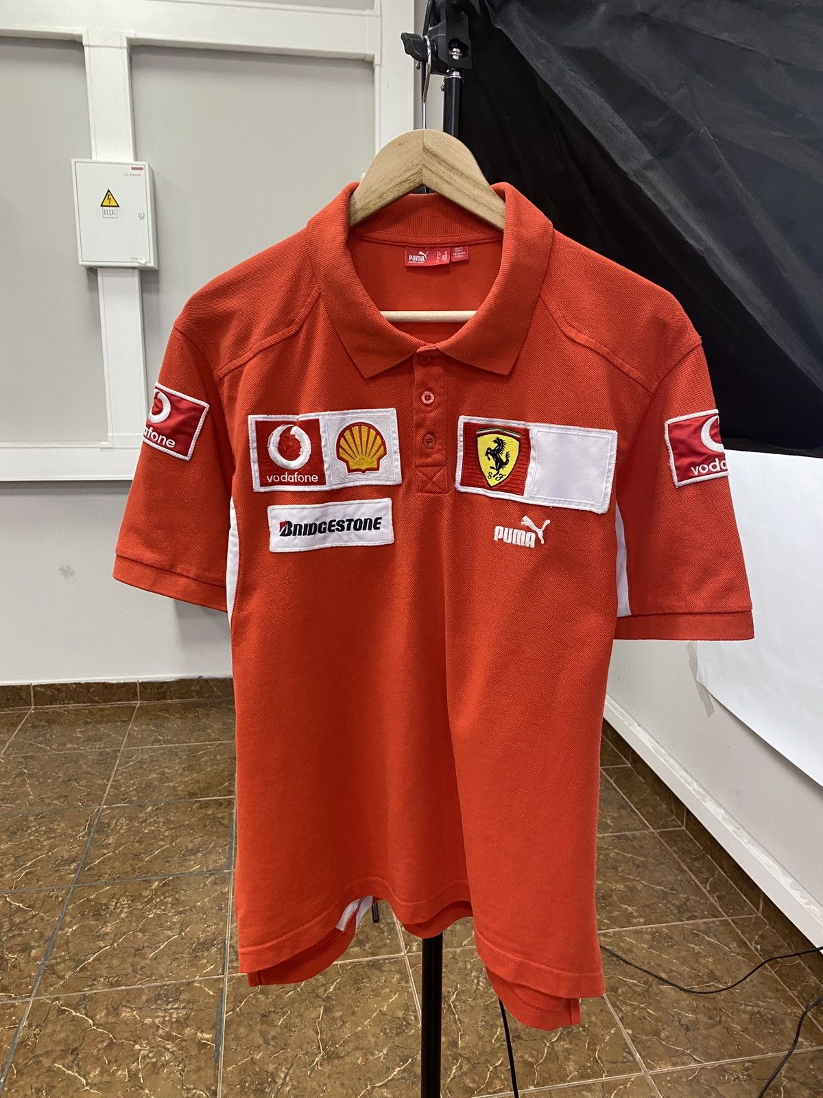 Vintage 🇮🇹 Vintage 90s Puma Ferrari Vodafone Michael Schumacher F1 ...