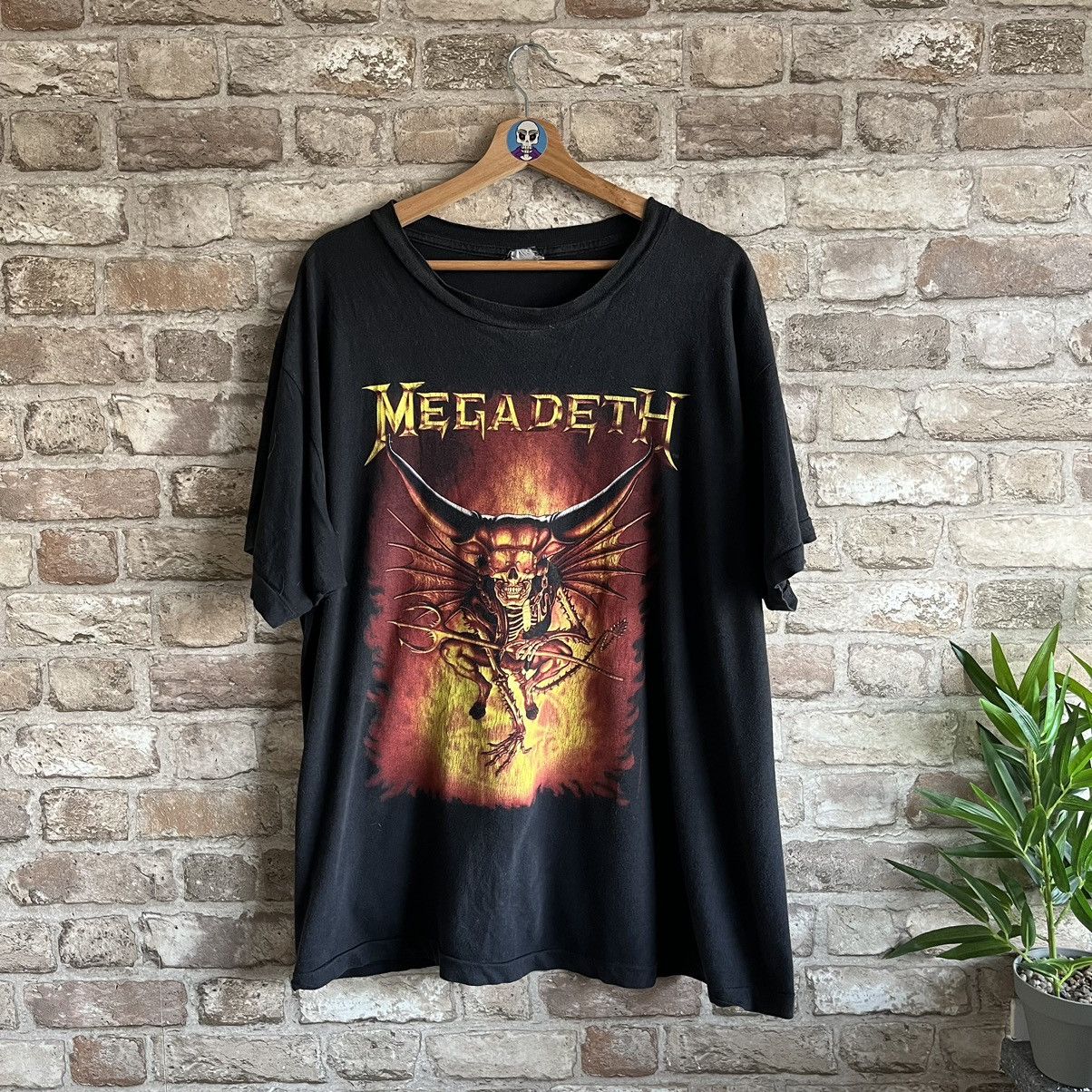 Vintage Megadeth 1992 tour vintage band tee t shirt 90s | Grailed