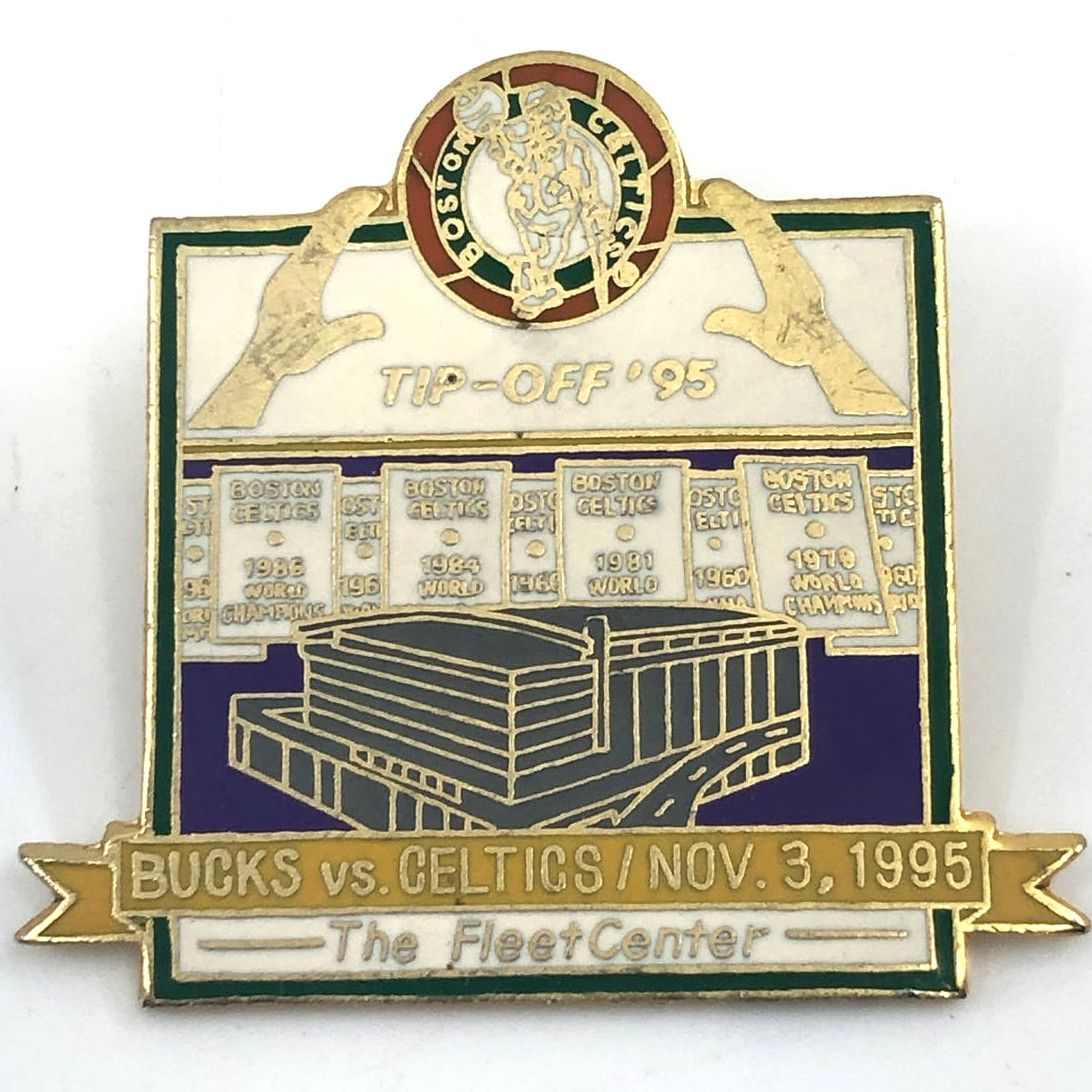 NBA Boston Celtics Vintage Tip Off 1995 Fleetcenter Pin *Rare* | Grailed