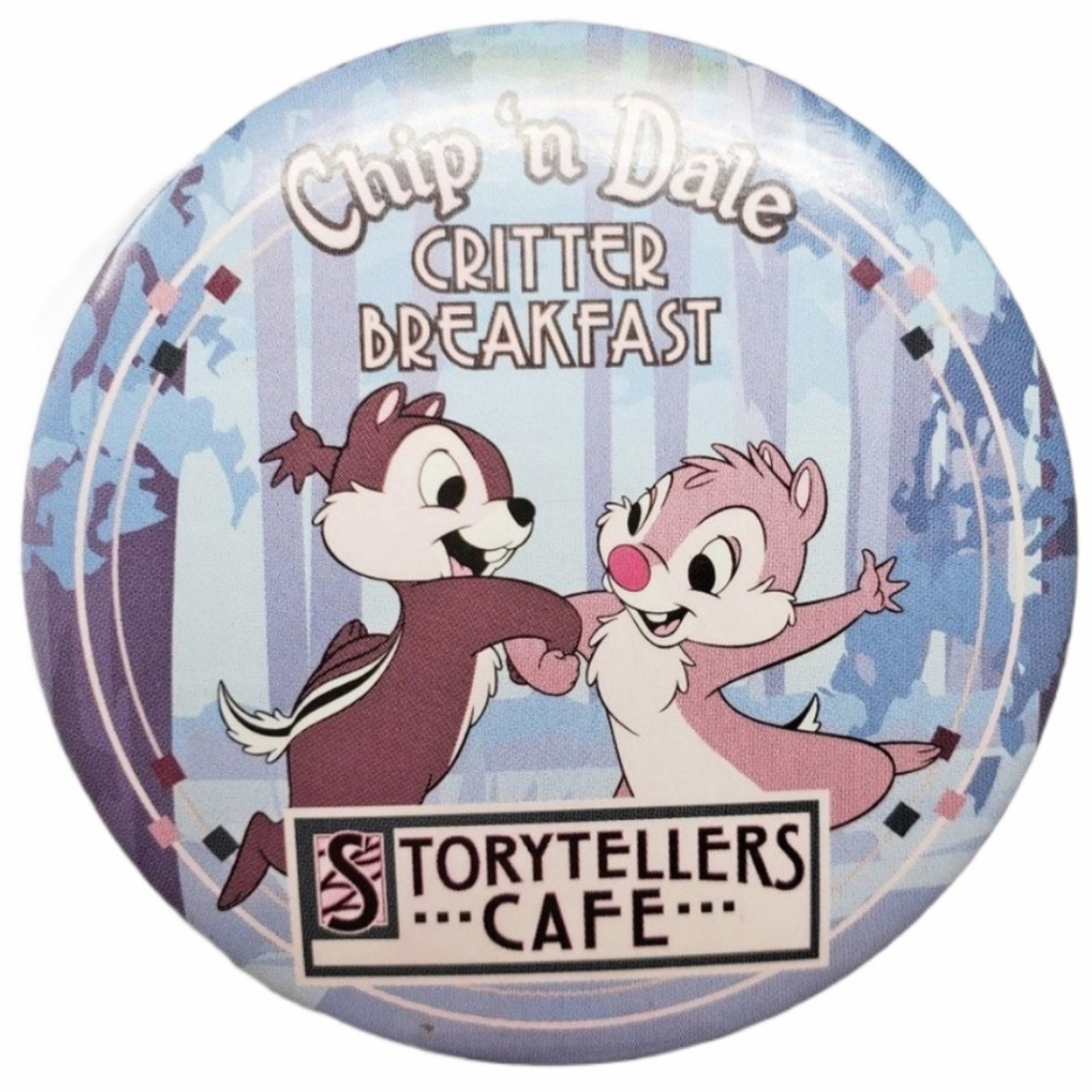 Disney Disney Parks Chip 'n' Dale Critter Breakfast Button | Grailed