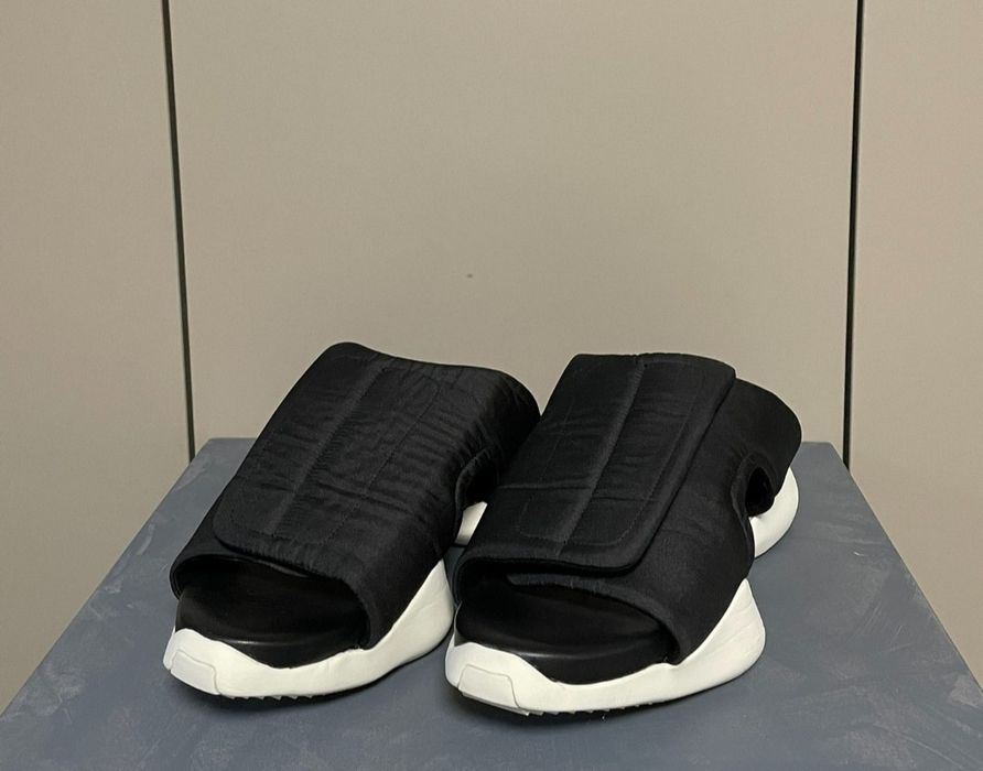 Rick Owens Rick Owens Adidas tank horseshoe slippers | Grailed