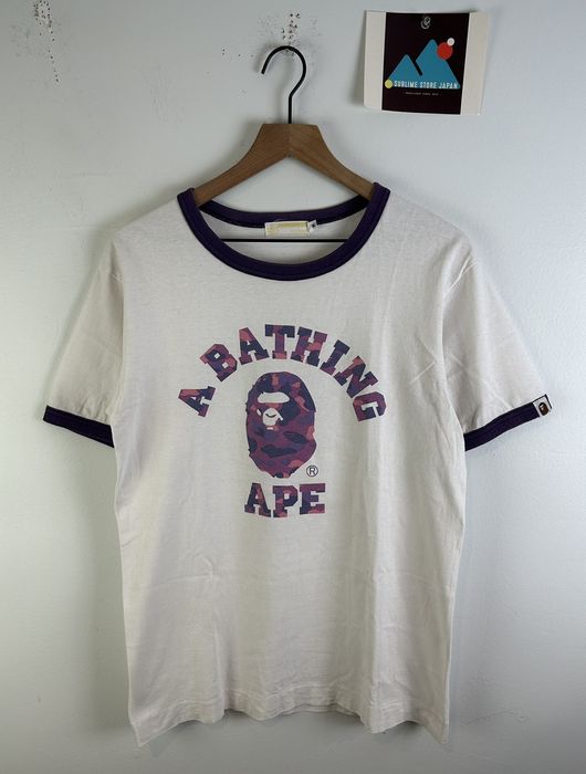 Bape OG Bape Collage Logo Print T-Shirts | Grailed