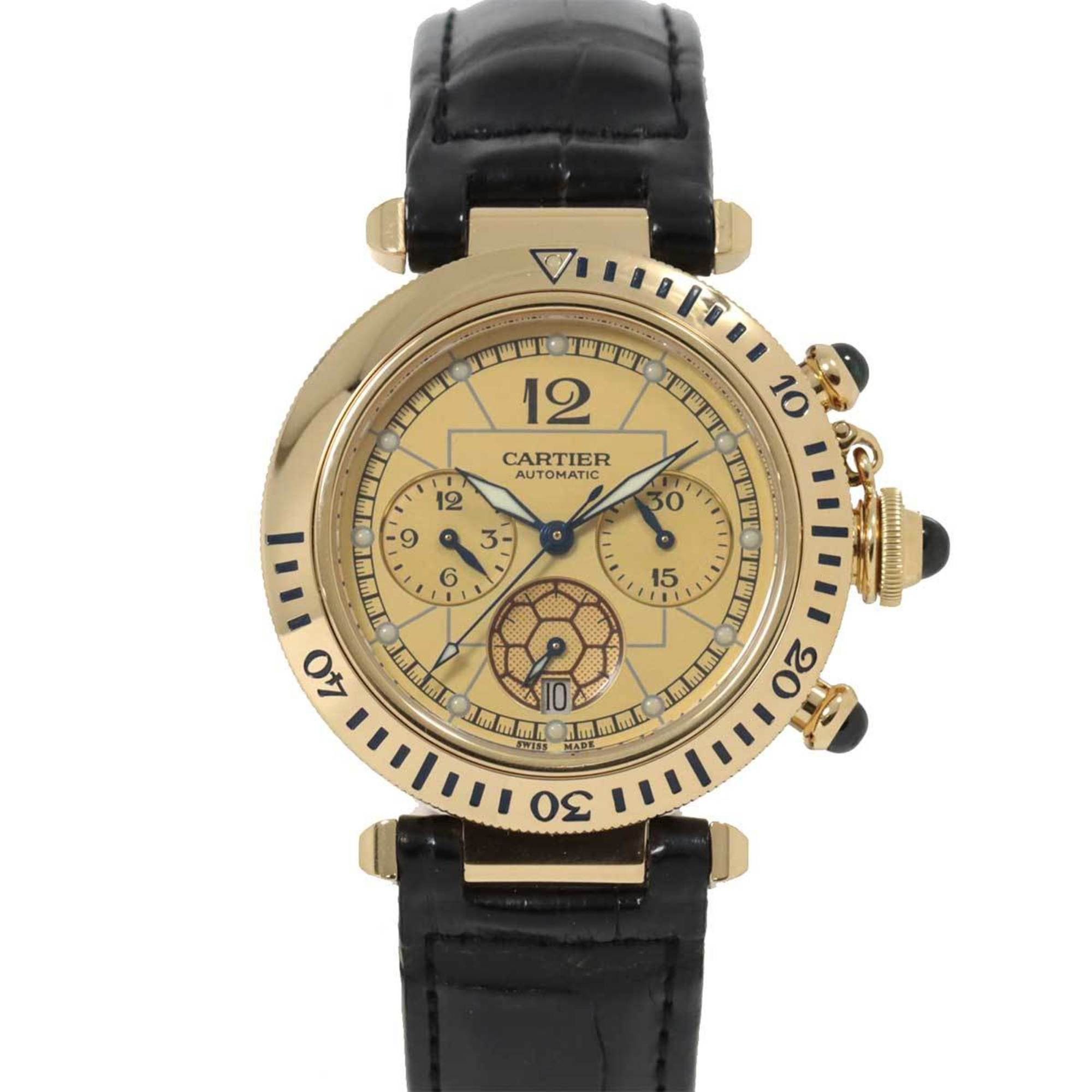 Cartier CARTIER Pasha Chronograph 2002 FIFA World Cup Limited Model 35 ...