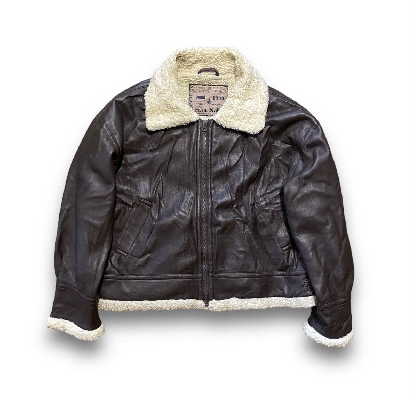 Military Scott&Fox Vintage Alaska Leather Jacket Bomber 1999 Army | Grailed