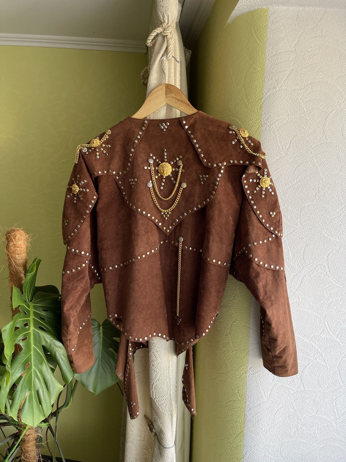 Vintage Vintage 90s Chains Rivets Western Cloak | Grailed