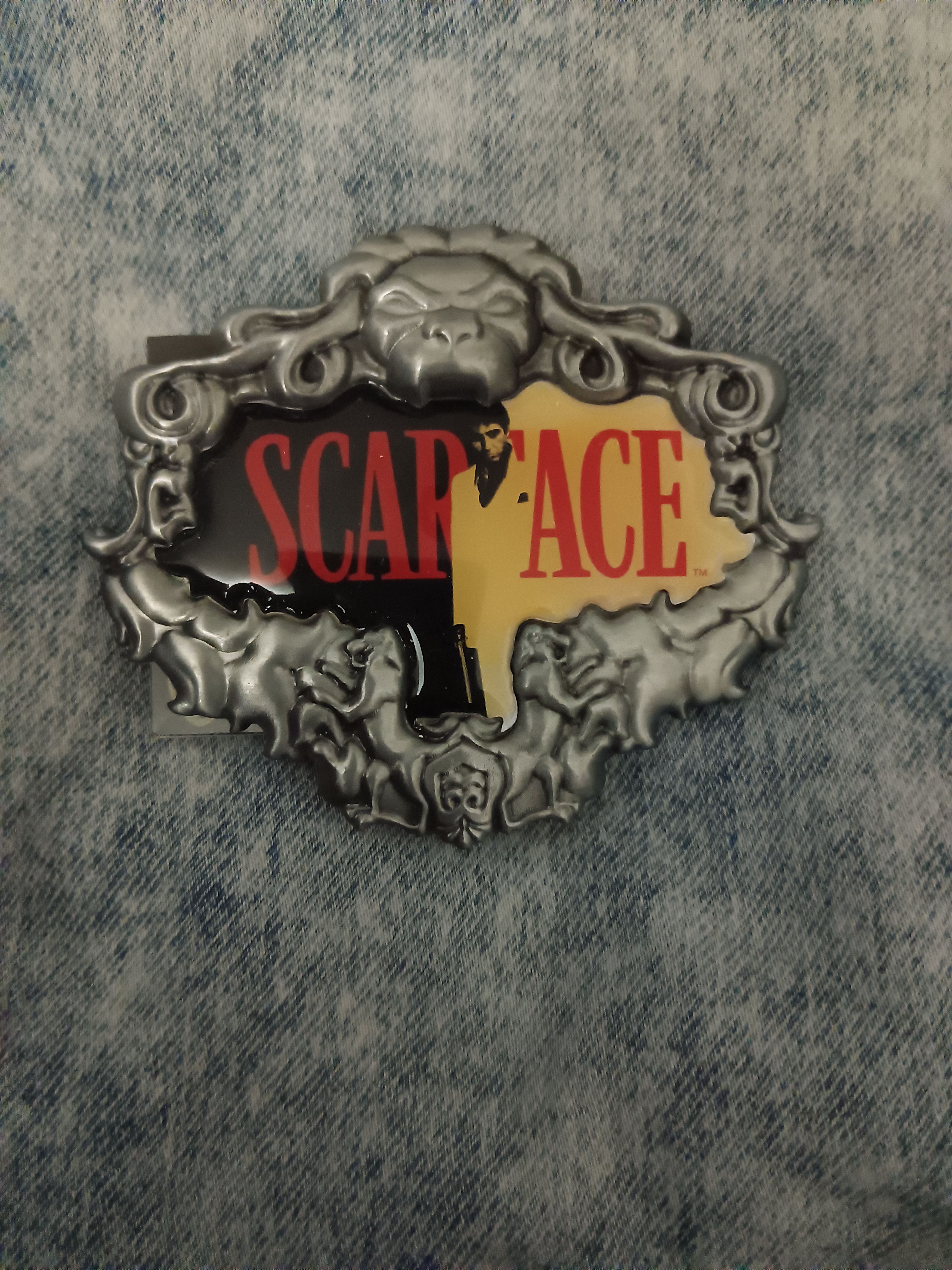 Movie × Streetwear × Universal Studios Scarface Al Pacino Belt Buckle ...